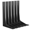 8 Inch Heavy Duty Shelf Brackets, Premium Metal Wall Bracket for Mantel ...