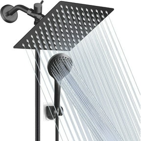 Hodvit 12 Inch High Pressure Rainfall Shower Head 10 Spray Handheld ...
