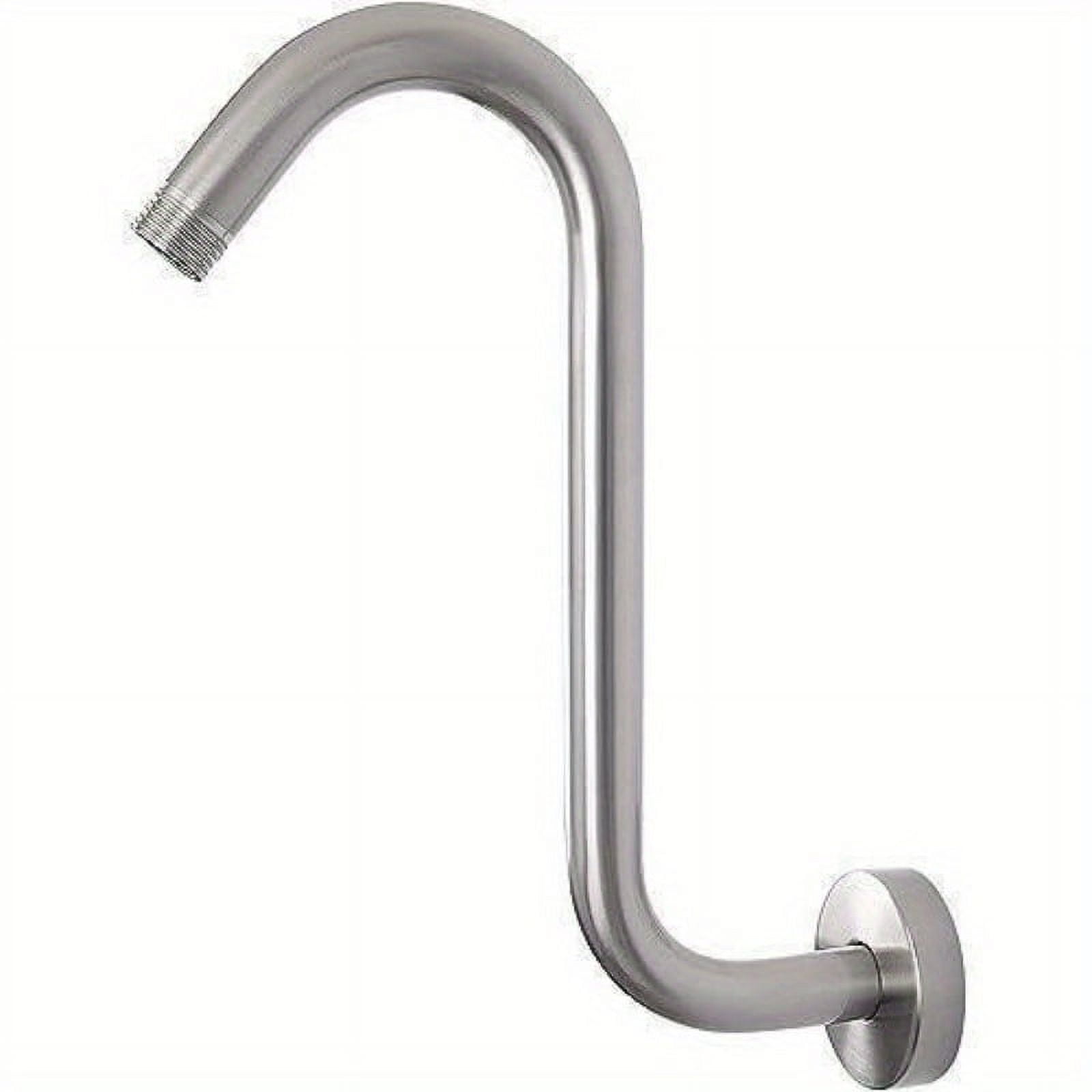 8 Inch High Rise Shower Head Extension Arm, S Shape Shower Extender ...