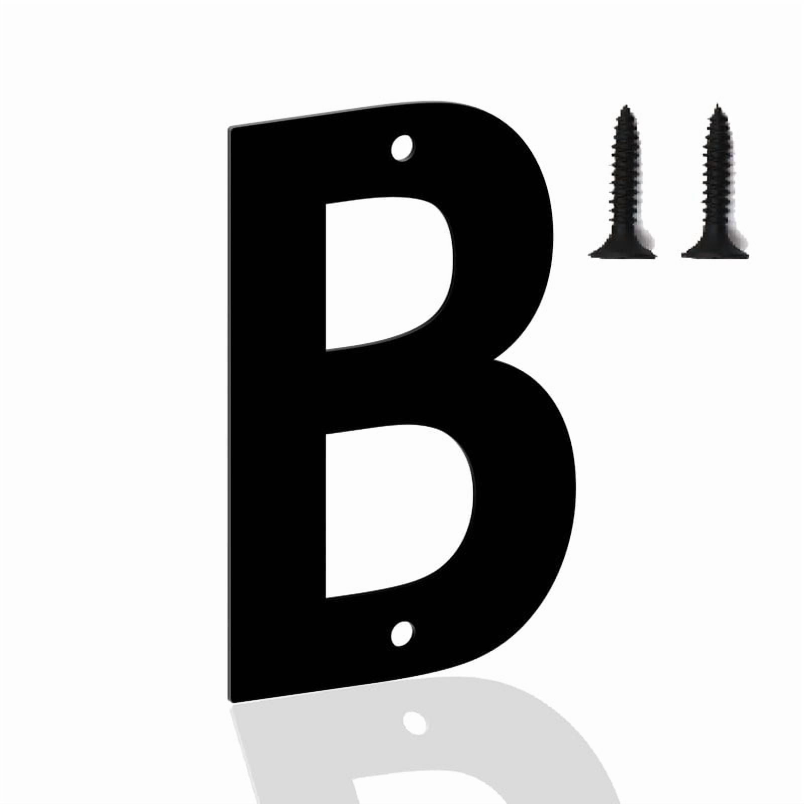 8 Inch House Numbers Letters, Black House Address Letters, Outdoor ...