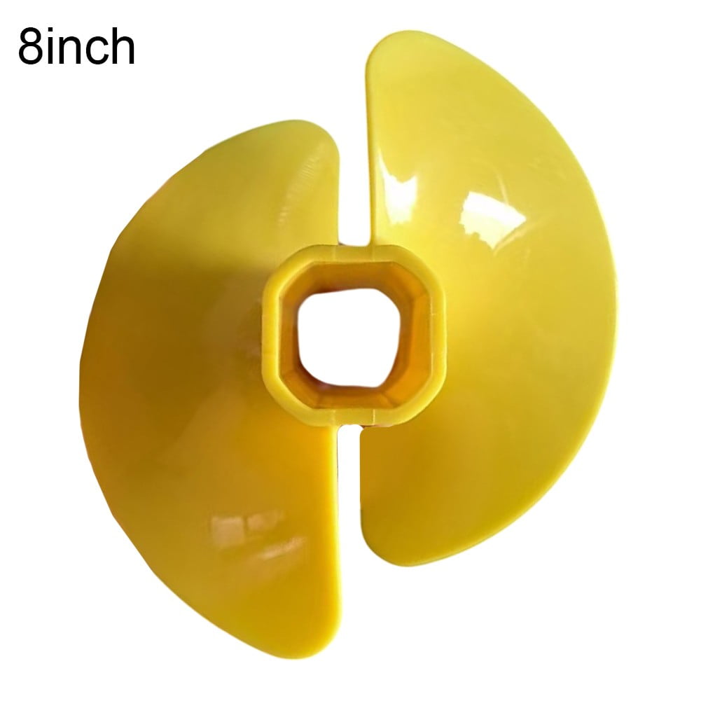 8 Inch Ice Auger Bit Fan Blade Nylon Drill With Adapter Float For Ice ...