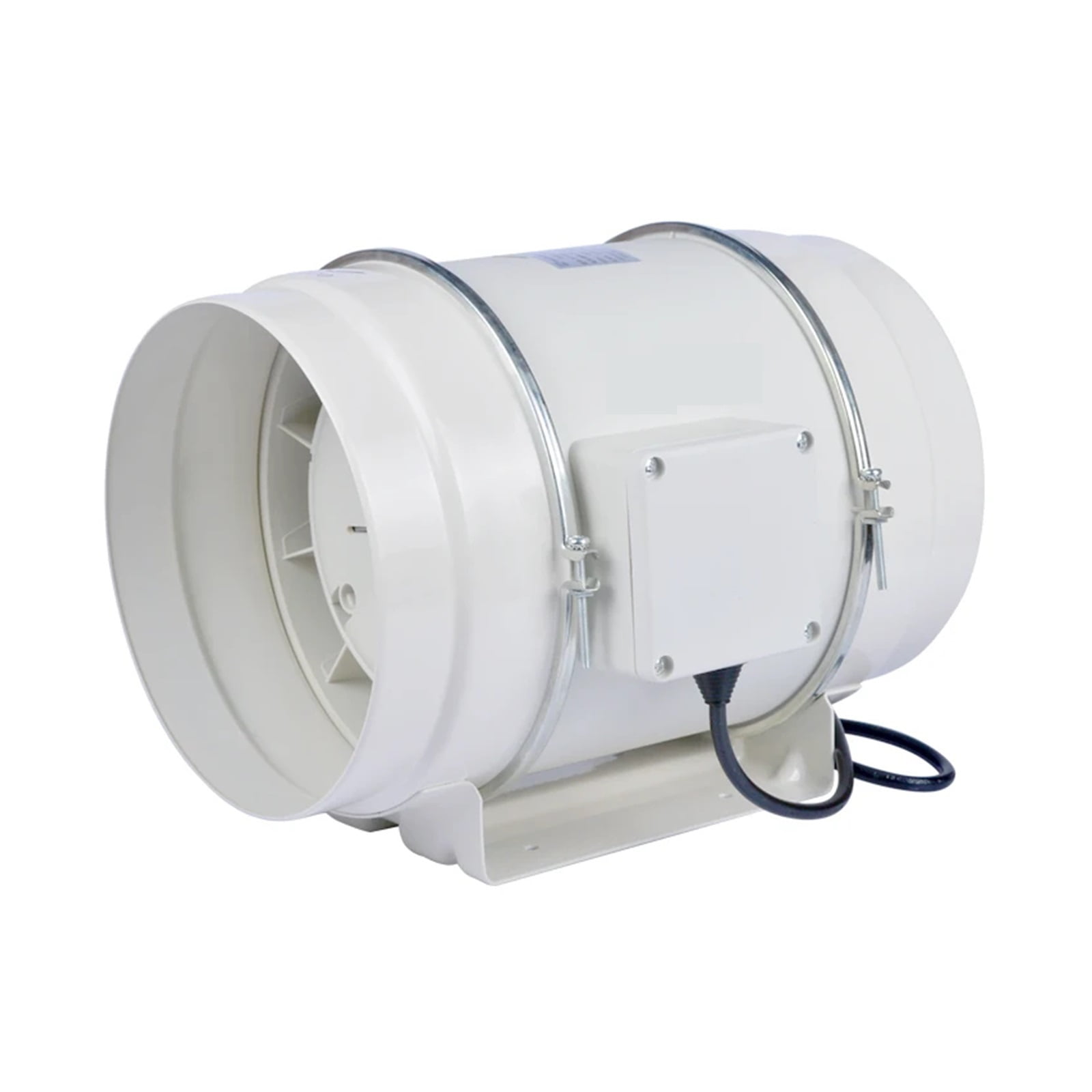 8 Inch Inline Booster Fan Plastic Ventilation Pipe Exhaust Ceiling Fan ...