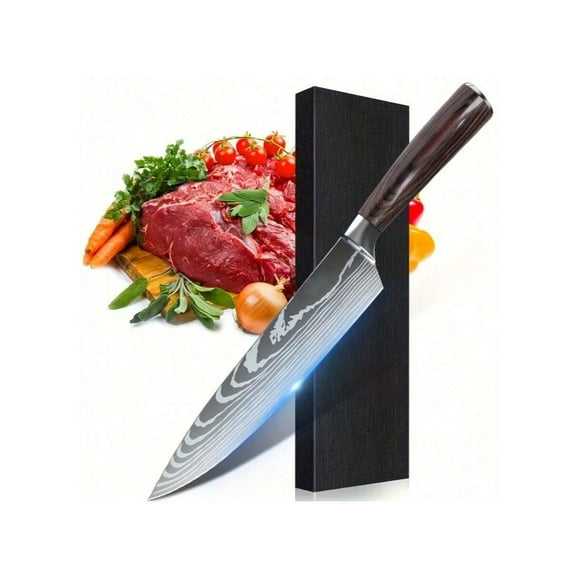8-Inch Japanese Chef Knife Set - High Carbon Stainless Steel Sharp ...