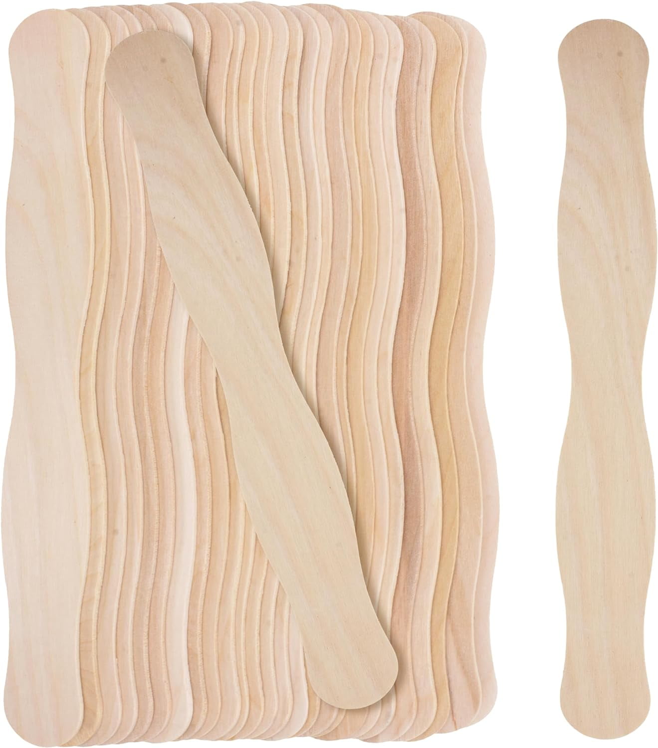 8 Inch Jumbo Popsicle Sticks for Hand Fan Sticks Bidding Auction ...