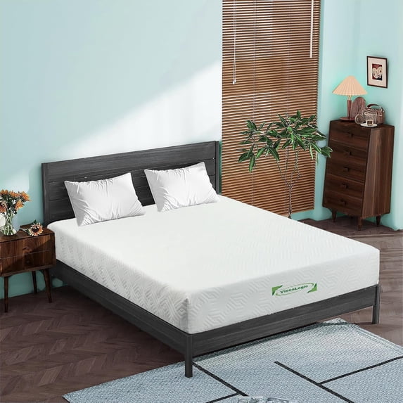 8 Inch King Mattress Gel Infused Cool Sleep Supportive Hypoallergenic ...