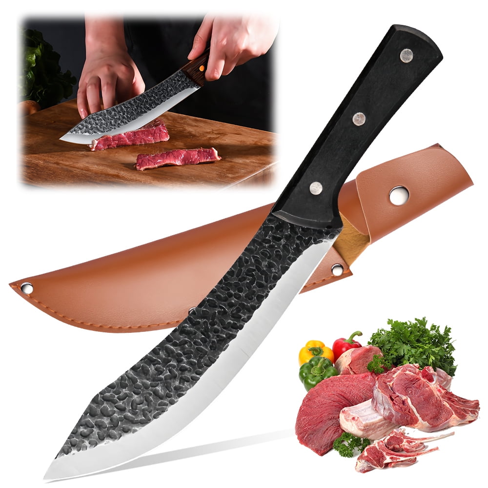 8 Inch Kitchen Chef Knife High Carbon Steel Slicing Cleavers,DFITO Full ...