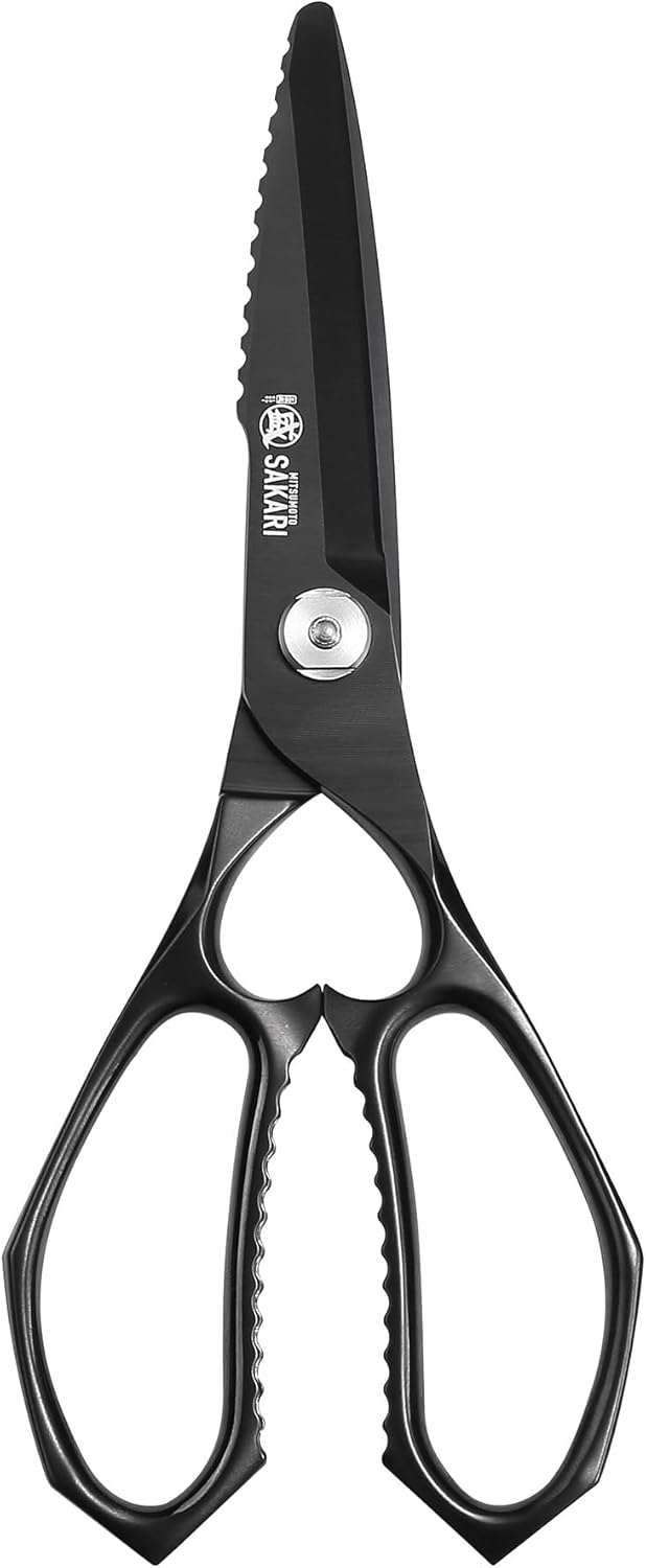 8 Inch Kitchen Scissors & Poultry Shears, Heavy Duty Titanium Plated ...