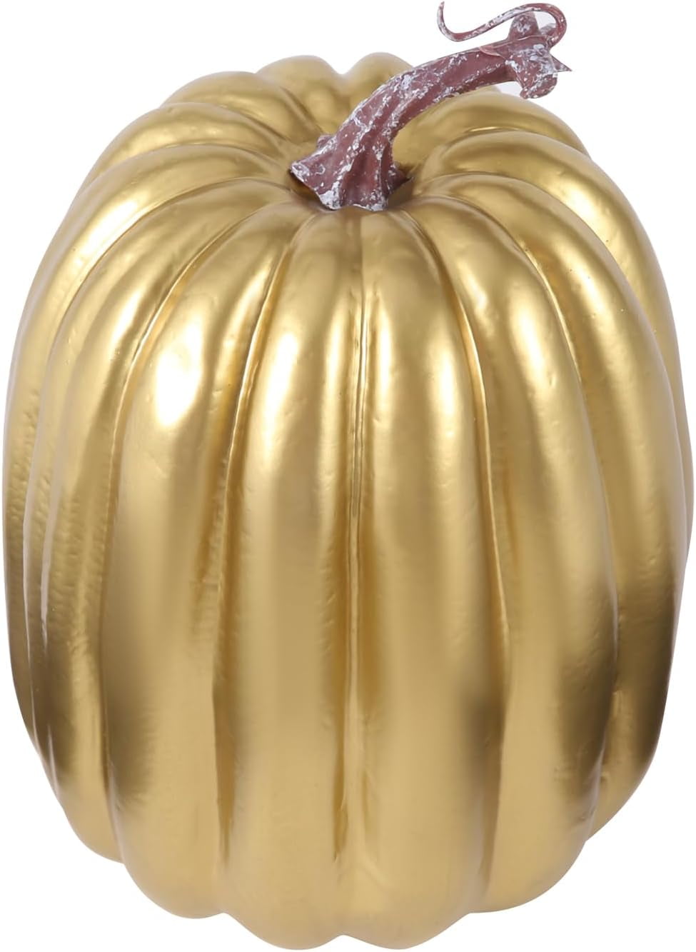 8 Inch Large Artificial Pumpkins DIY White Decorative Foam Pumpkins ...