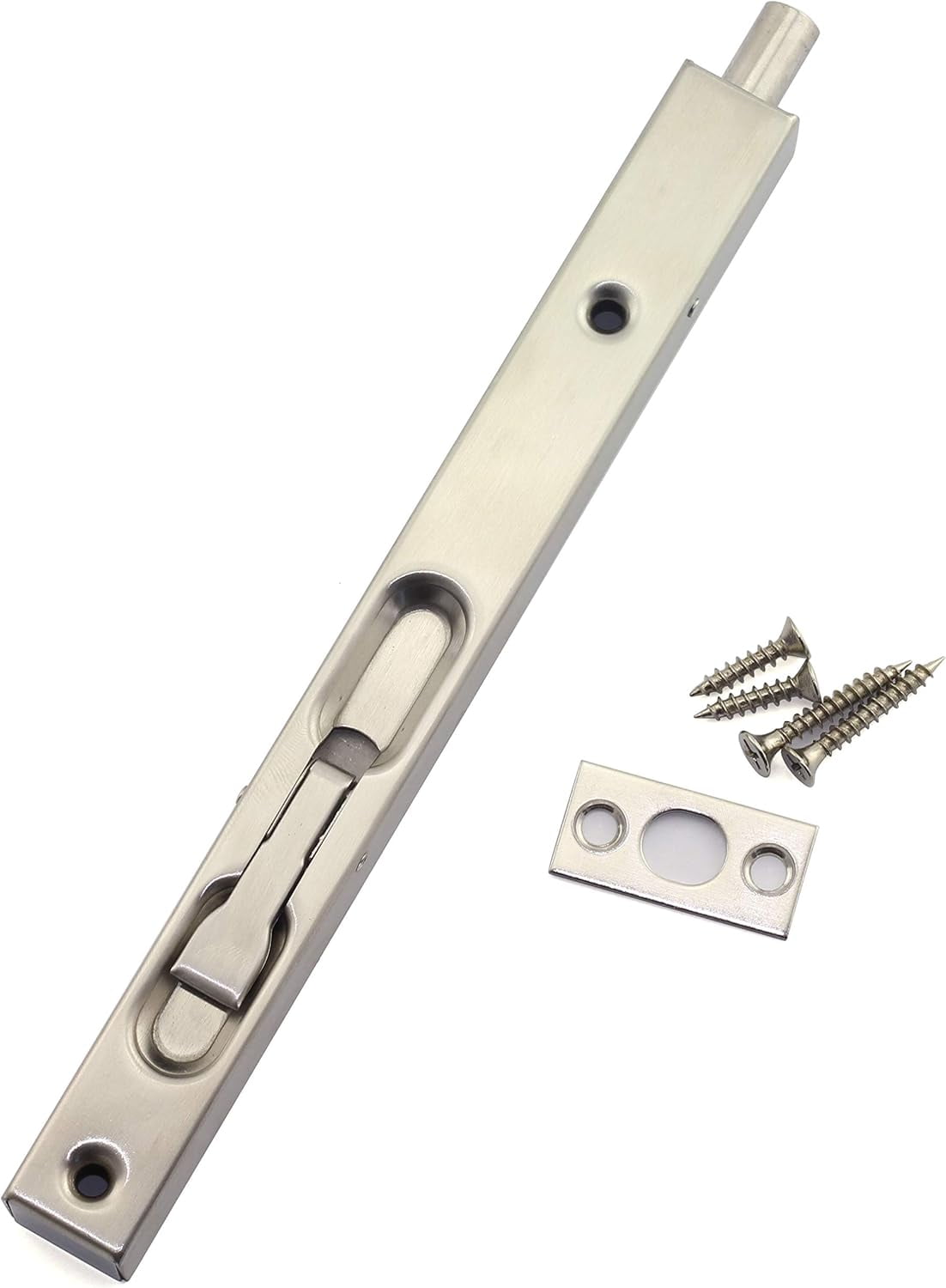 8 Inch Lever Action Flush Bolt Latch 304 Stainless Steel Slide Lock ...