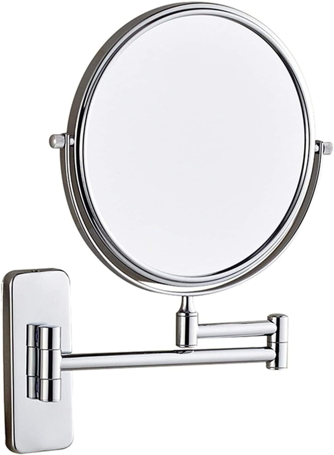 8 Inch Makeup Mirrors, Double Sided Brass Magnifying, Extendable ...