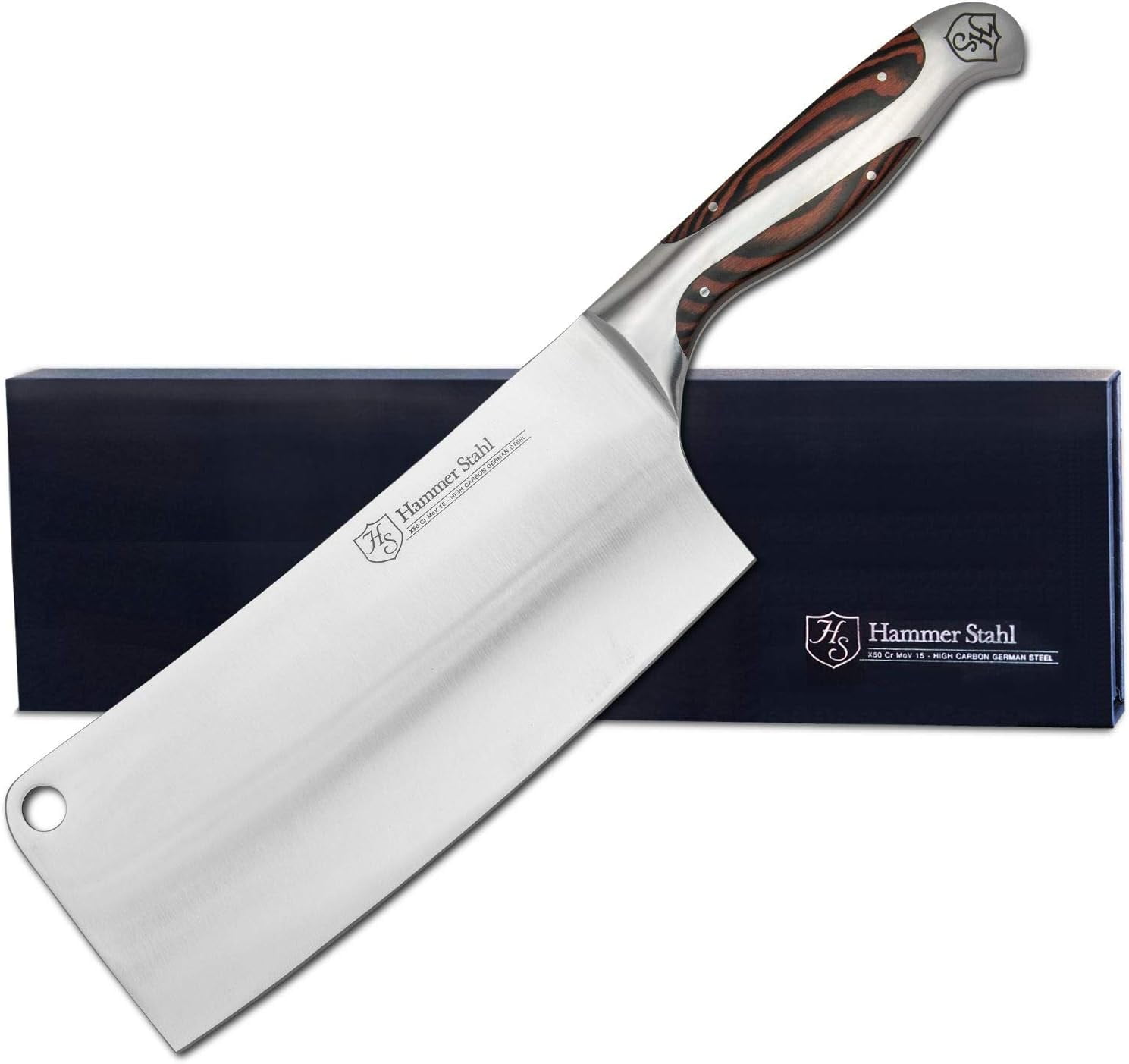 8-Inch Meat Cleaver | Professional Quality Butcher Cleaver | Ergonomic ...