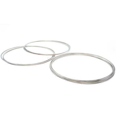 Craft County - 5 Pack Silver Metal Hoops (5 Inch) for Dreamcatcher ...