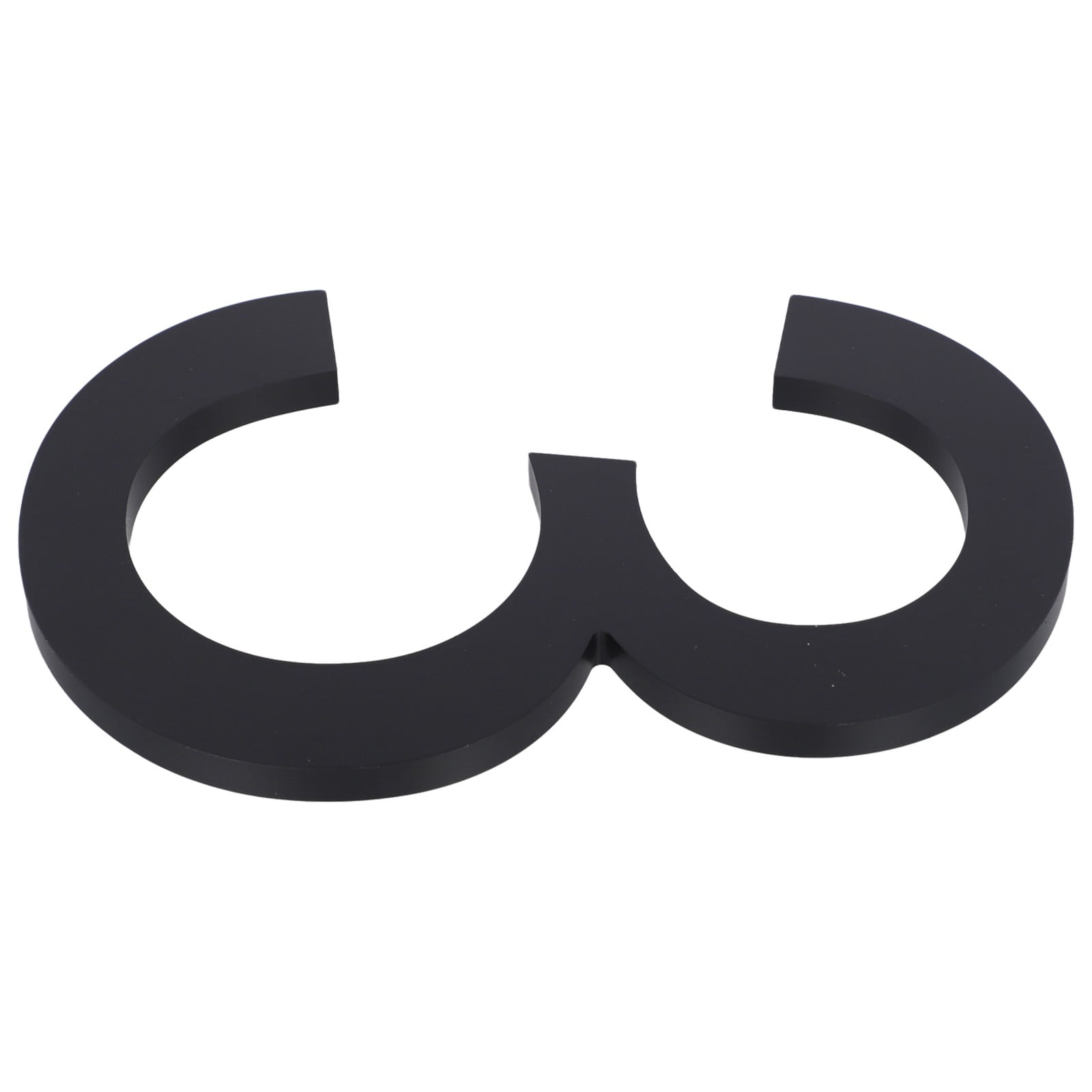 8 Inch Modern Floating House Numbers Large Black Shadow Home Address ...