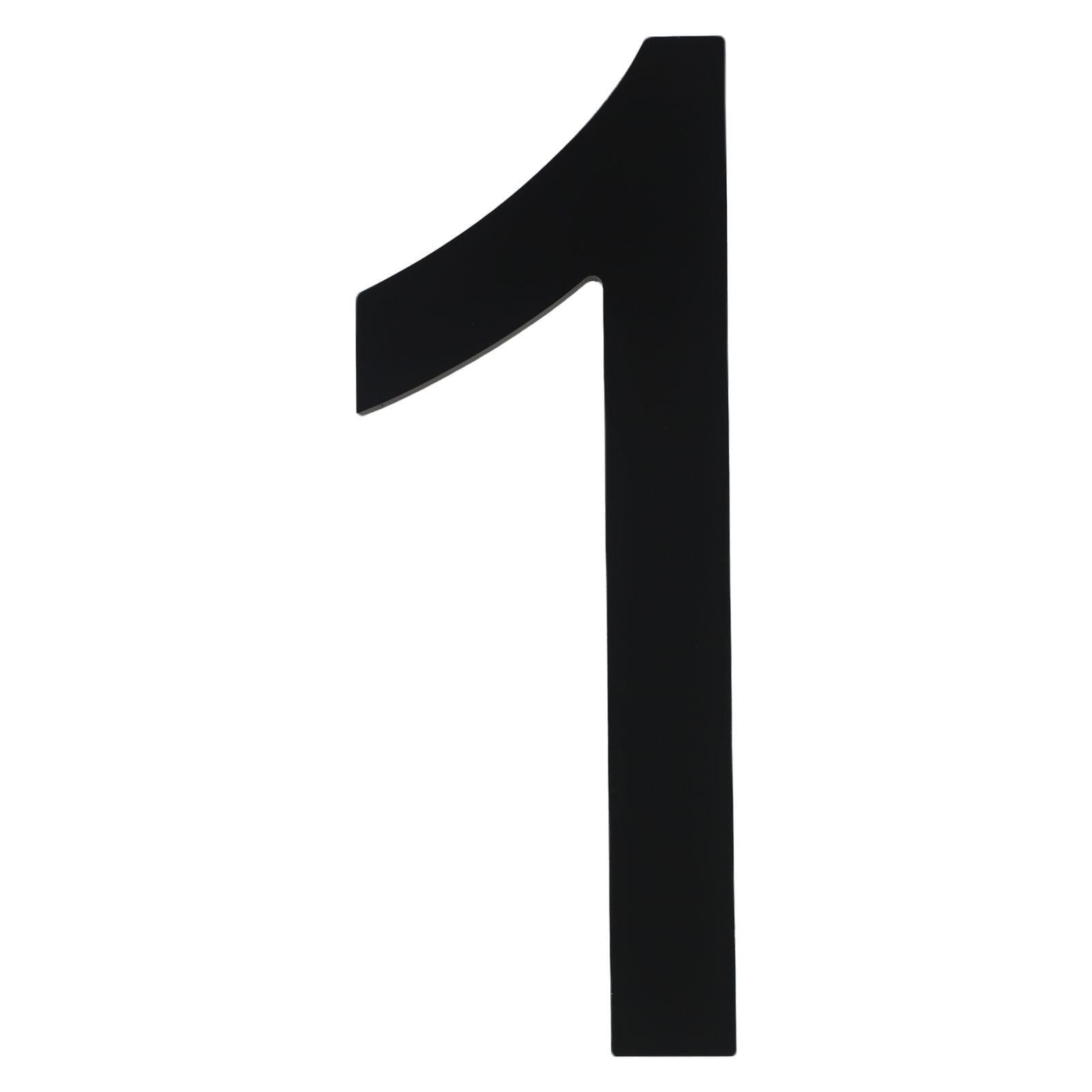 8 Inch Modern Floating House Numbers Large Black Shadow Home Address ...