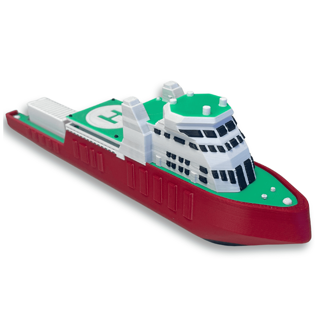 8-Inch Modern Icebreaker Model – Polar Exploration Vessel – Maritime ...