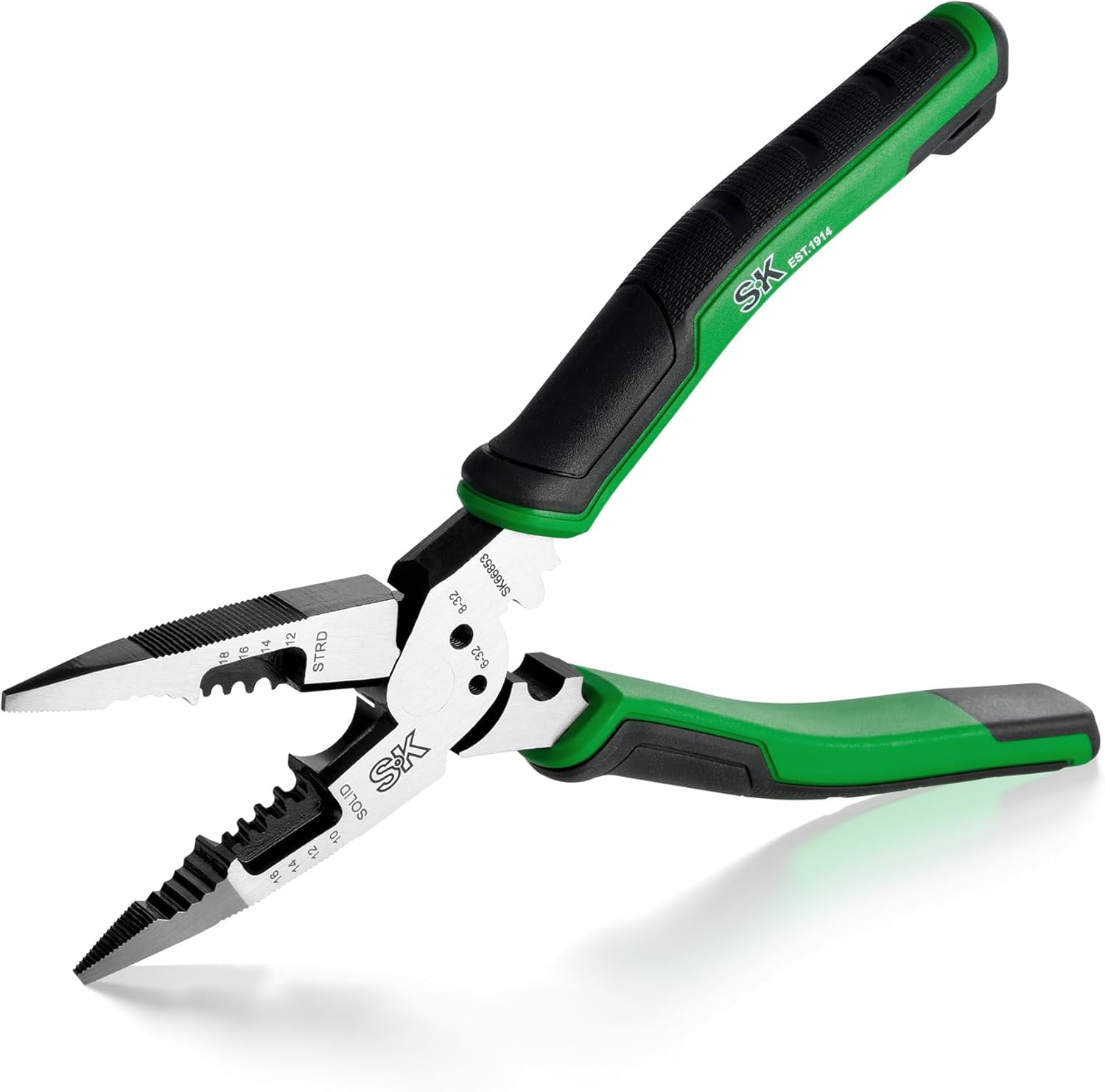 8-Inch Multi-use Long Nose Pliers, Needle Nose Pliers, 7 IN 1, Premium ...
