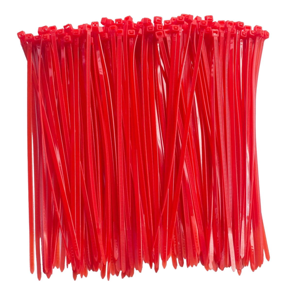 Bulk Hardware 8 Inch Nylon Zip Ties, 300pcs Clear Electronics Cable ...