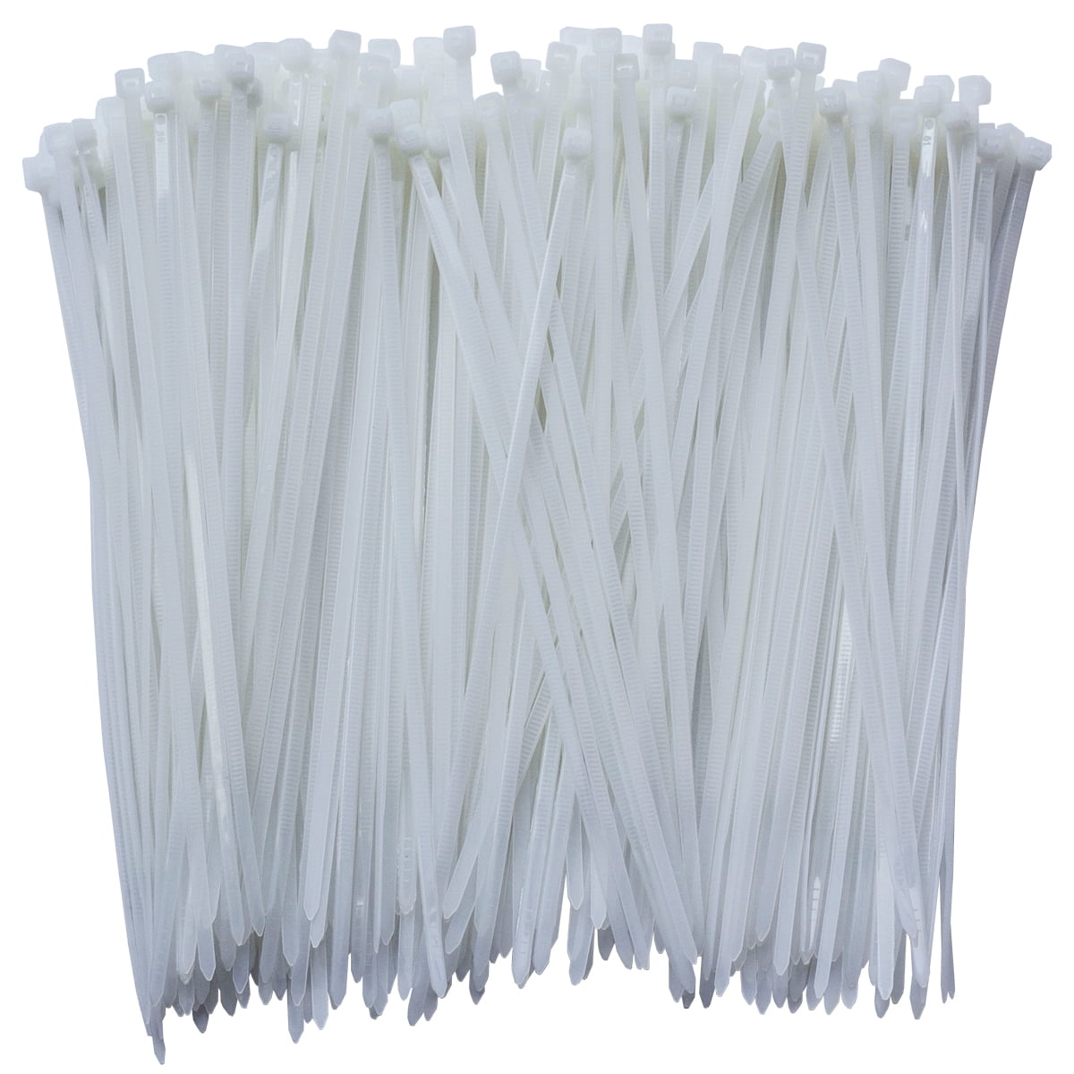 Bulk 8 Inch Nylon Zip Ties, 300pcs Clear Electronics Cable Ties, Heavy ...