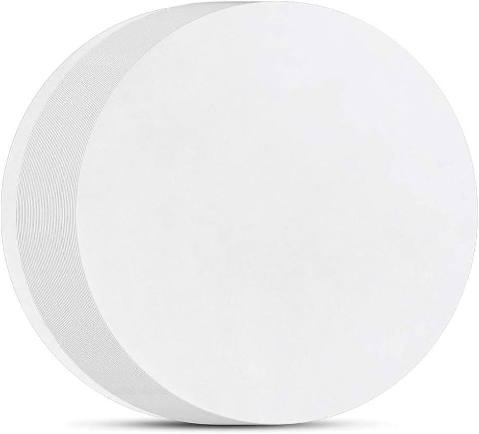 8 Inch Parchment Paper Rounds, Set of 200, Non Stick Baking Parchment ...