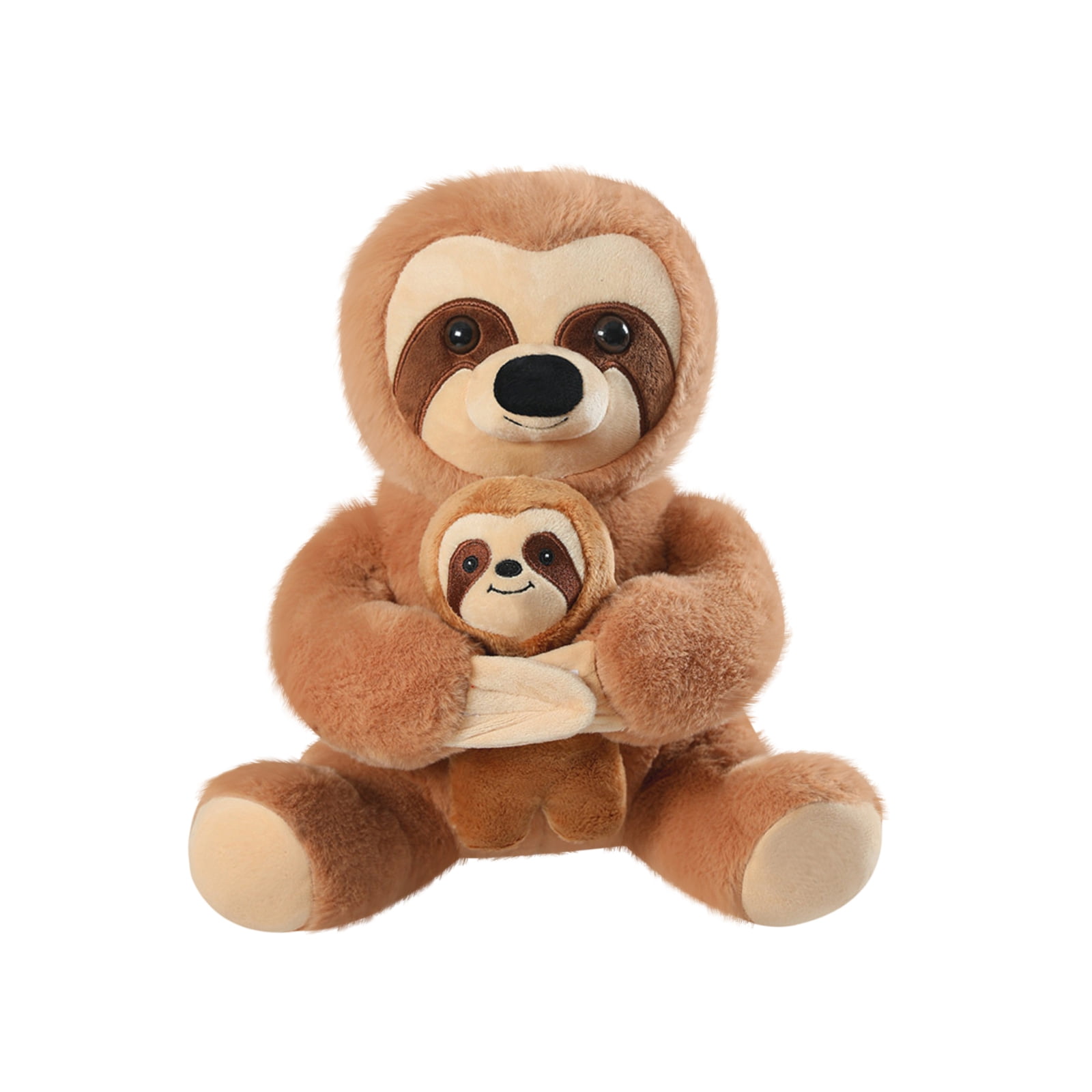 8-Inch Plush Toy Pillow, Light Brown Faux Fur Stuffed Animal for Home ...