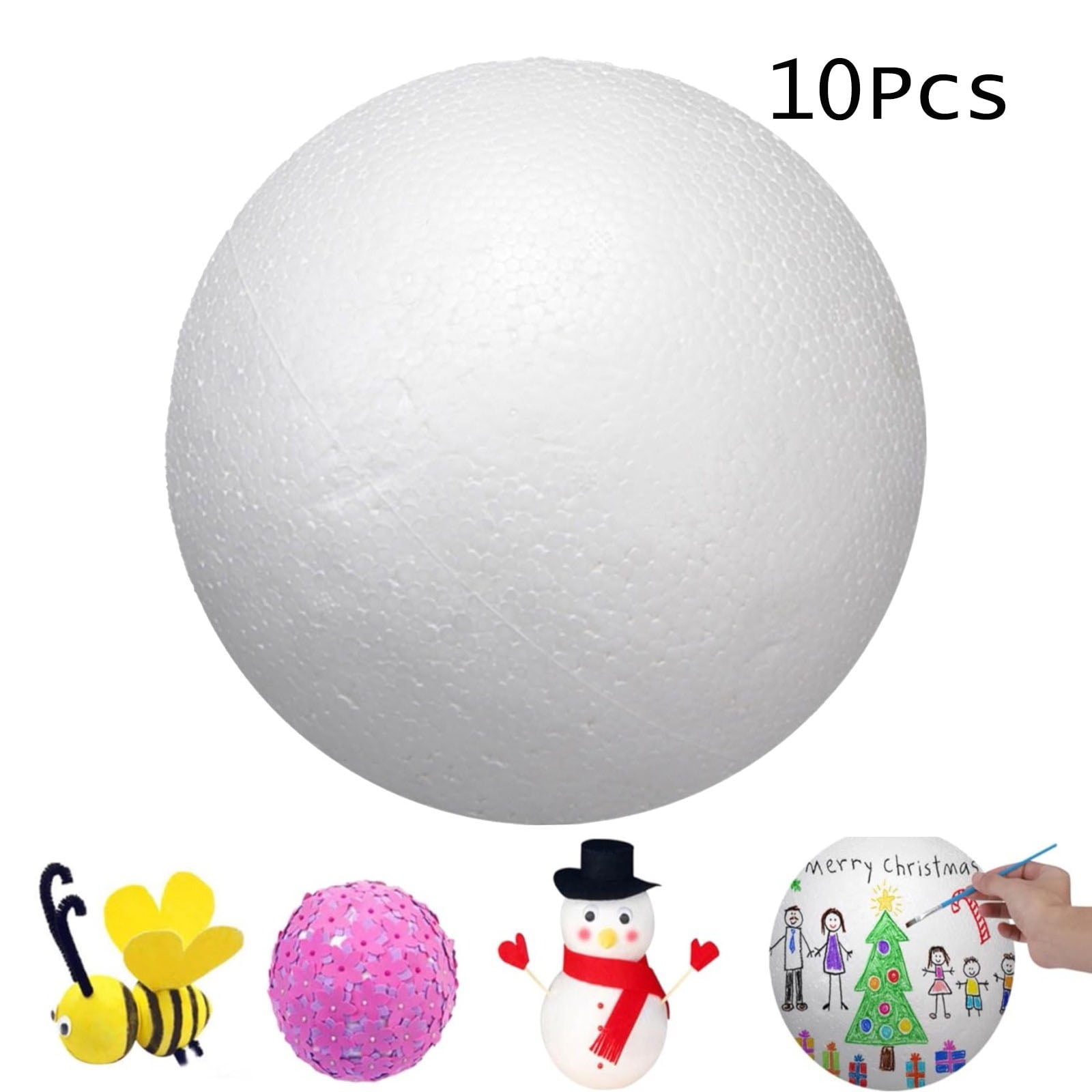 8 Inch Polystyrene Foam Ball Craft Diy Project,Great for Arts And Craft ...