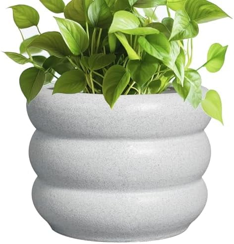 8 Inch Pot for Plants Indoor - Ceramic Planter Medium Plant Pot with ...
