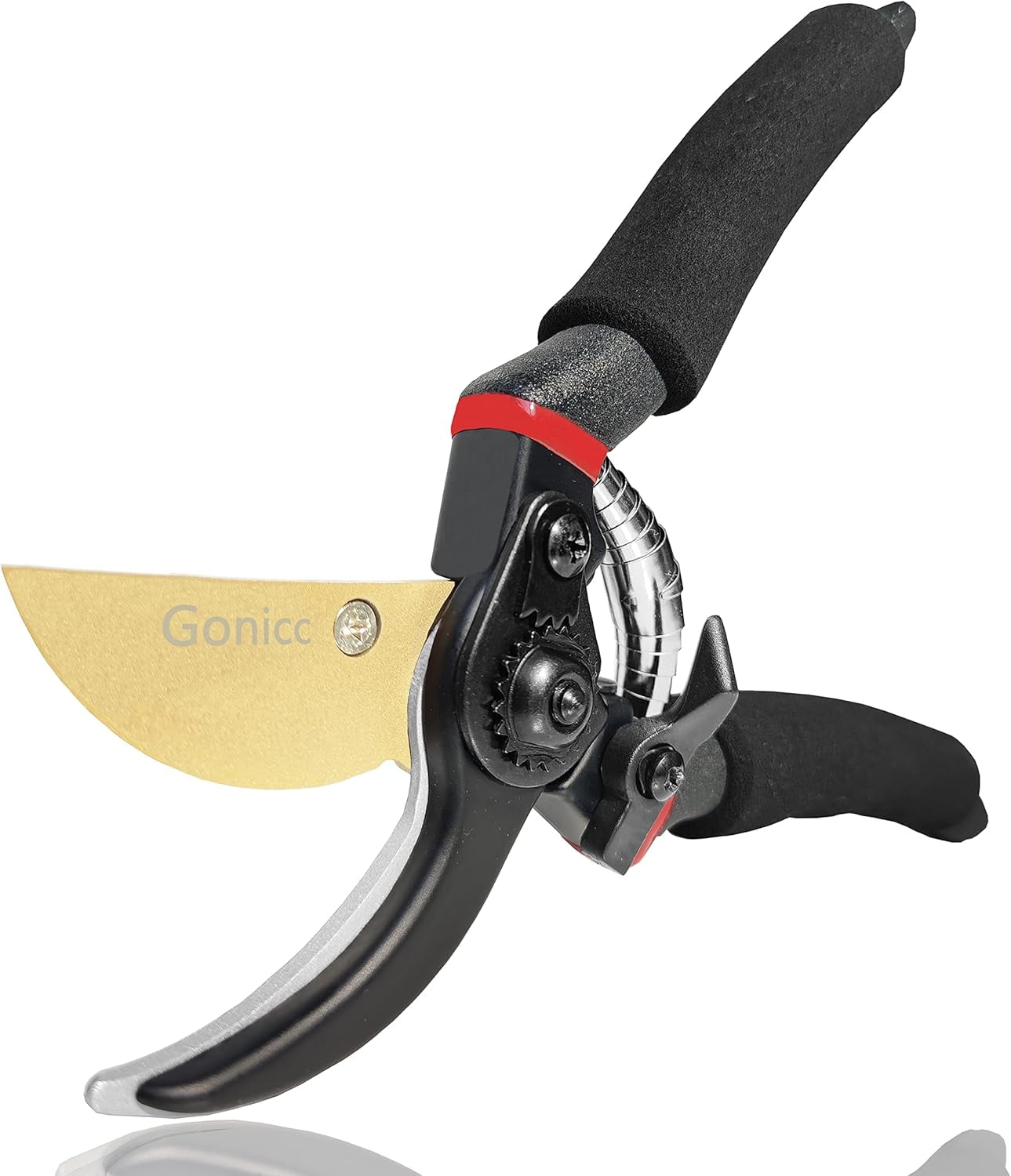 8 Inch Professional Titanium Bypass Pruning Shears, Heavy Duty Hand ...
