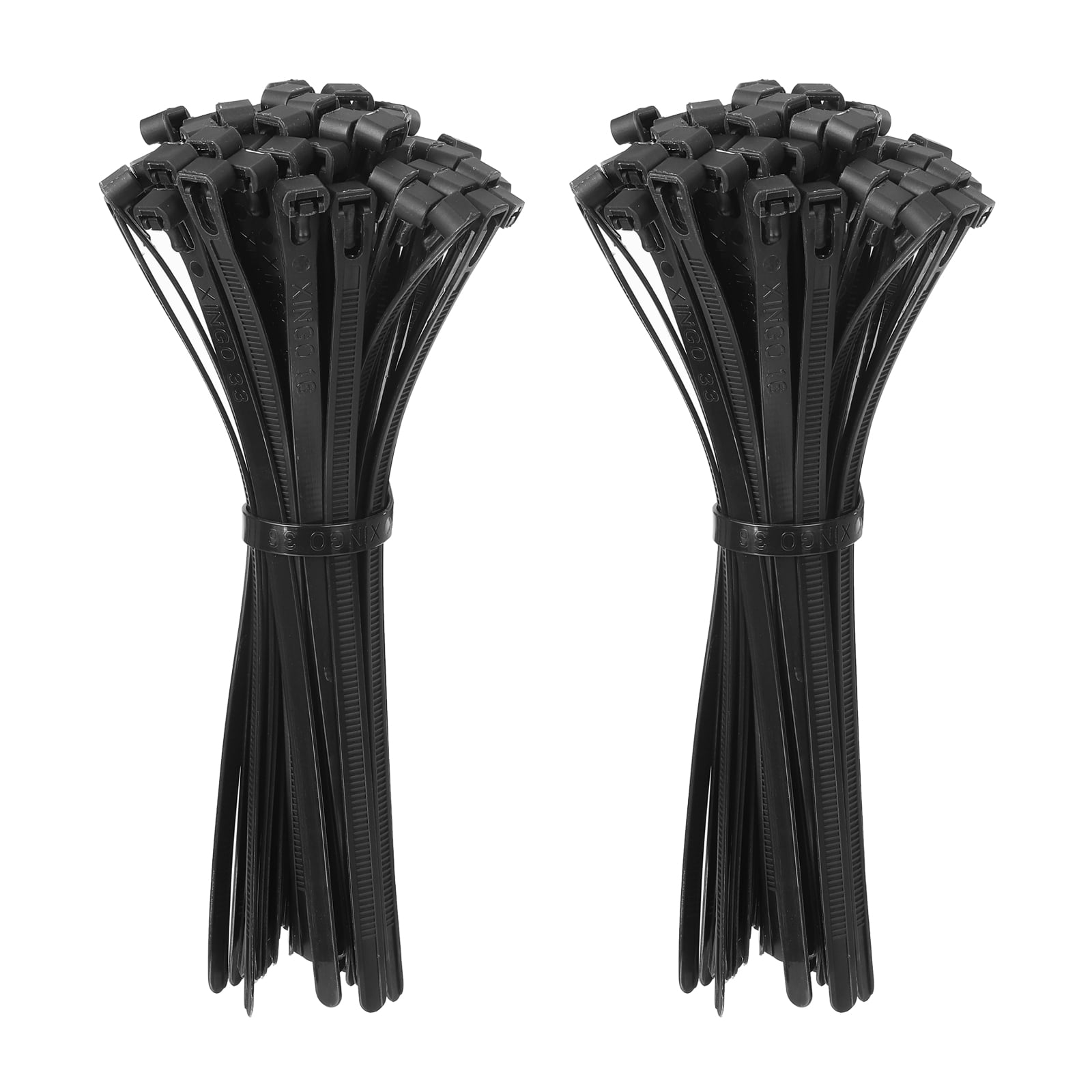 8 Inch Releasable Cable Ties Adjustable Zip Ties Removable Indoor ...