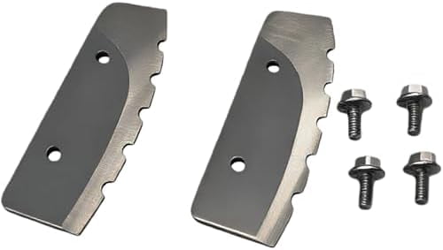 8-Inch Replacement Ice Auger Flat Blades - 2 Pack Compatible with ...