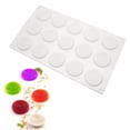 8-Inch Round Silicone Mousse Cake Mold - Creative Rainbow Ring Design ...