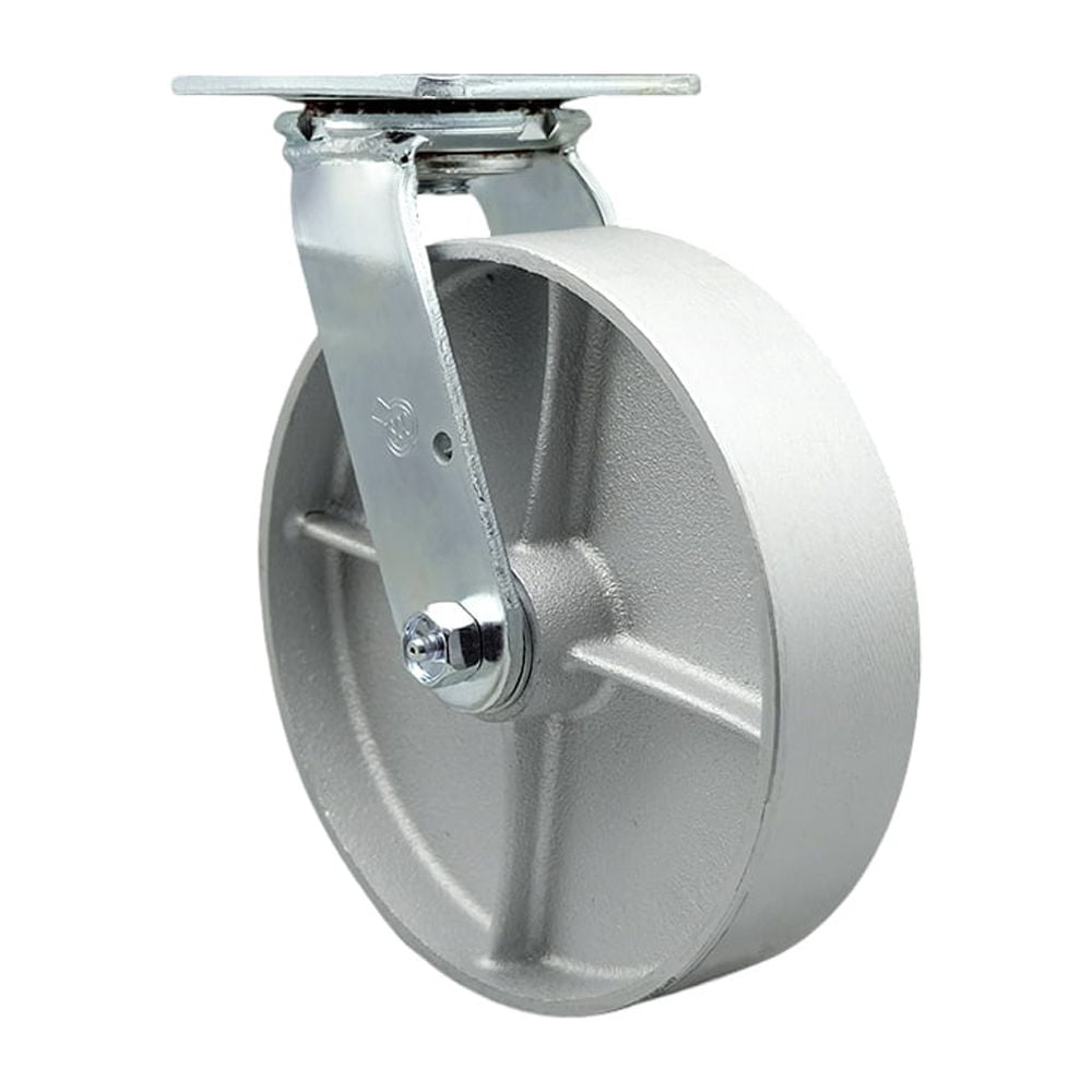 8 Inch Semi Steel Cast Iron Wheel Swivel Caster with Bronze Bearing SCC ...