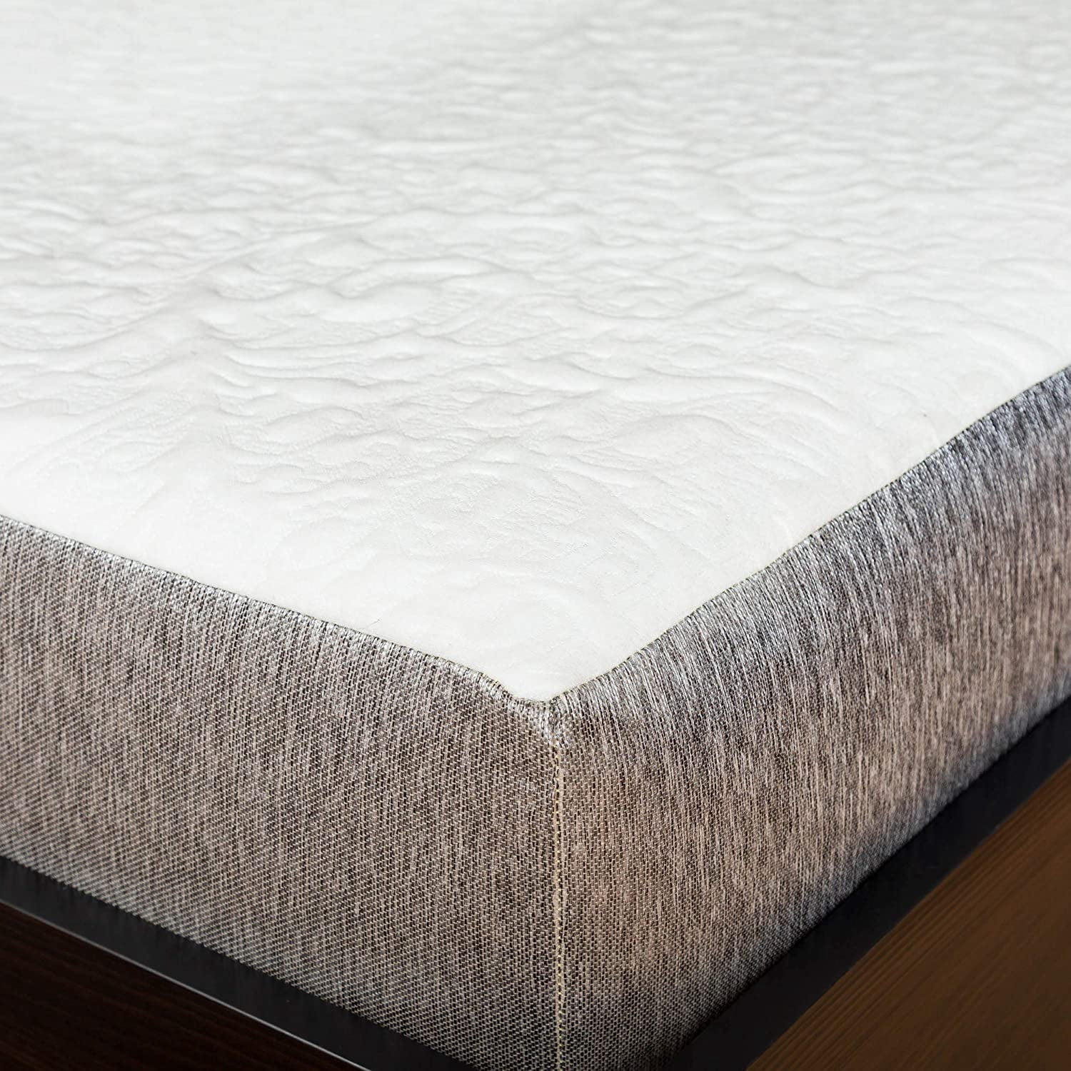 8 Inch Short Cooler Sleep Graphite Gel Memory Foam Mattress with ...
