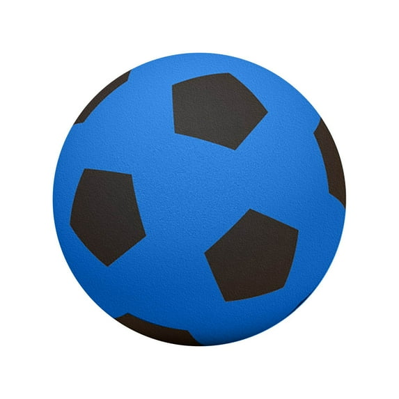 8 Inch Silent Mute Ball for Indoor Soccer Training Blue High-Density ...