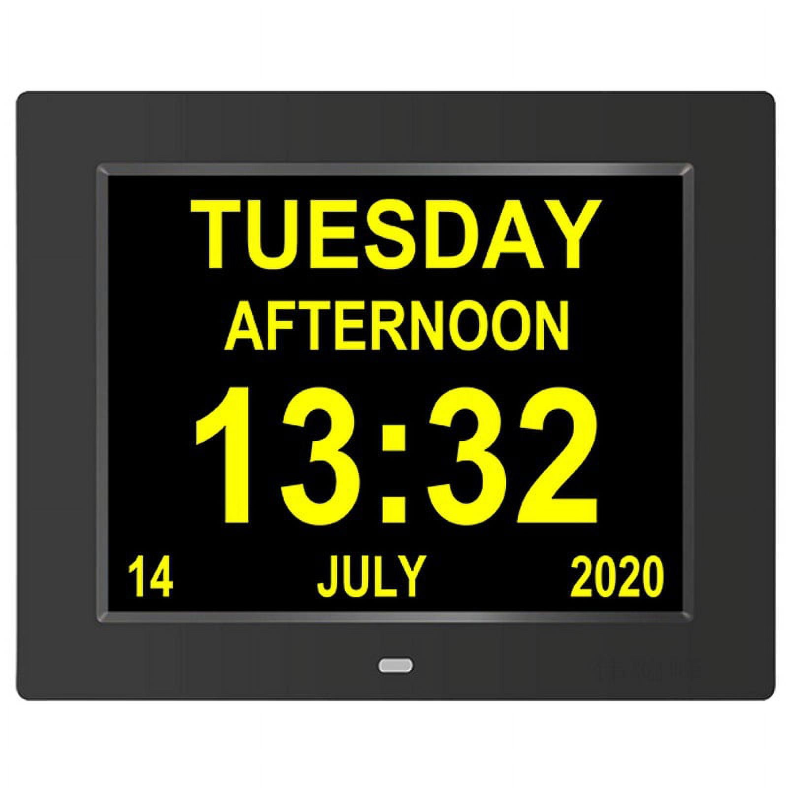 8 Inch Smart Digital Photo Frame 4 Color Font Digital Clock Isp Full ...