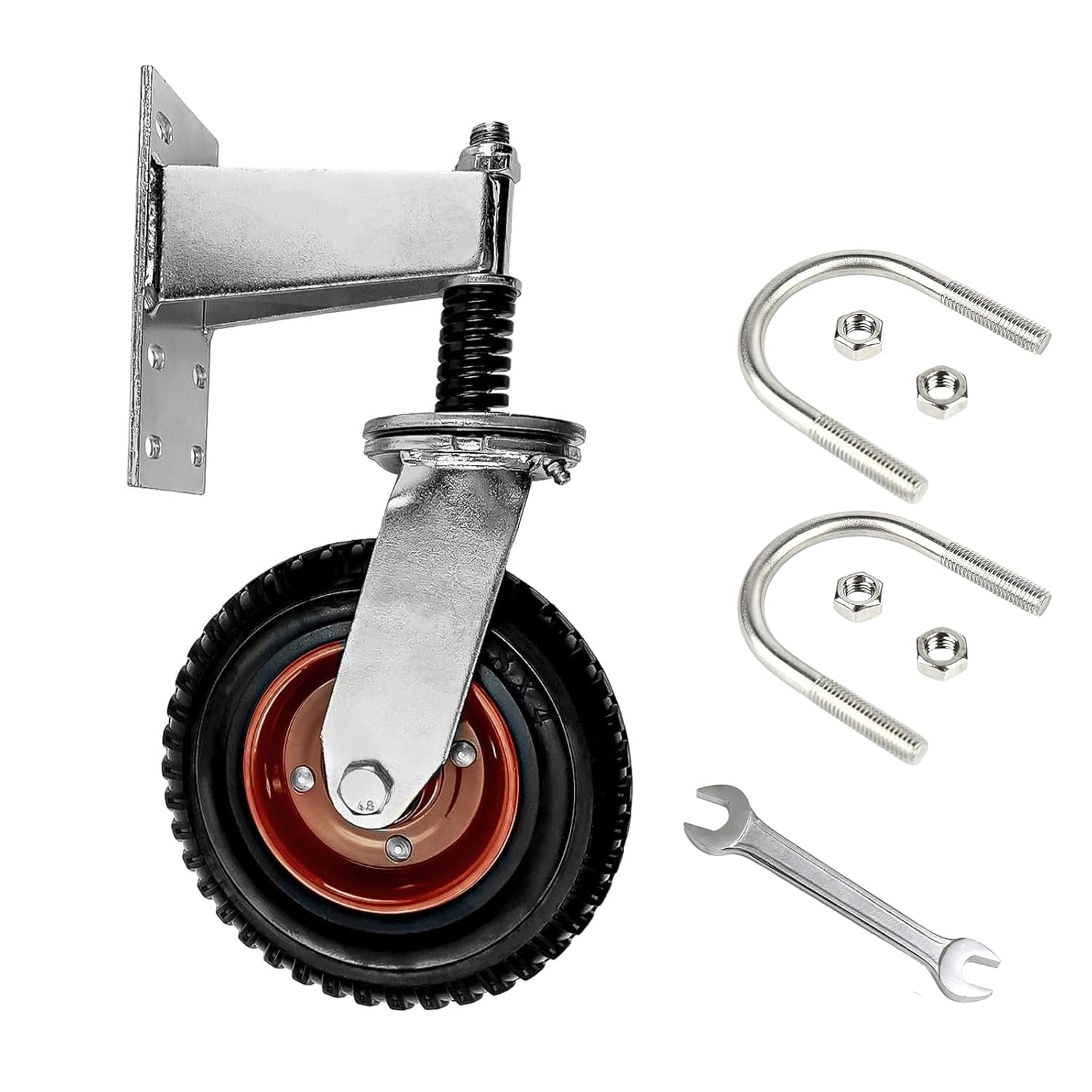 8 Inch Spring-Loaded Gate Wheels for Metal Tube Gate and Wooden Gate ...