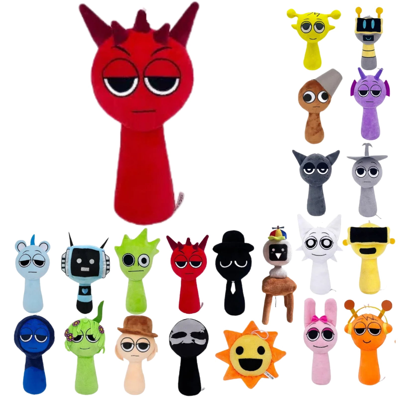 8 Inch Sprunki Game Plush Toys: Soft, Cuddly Stuffed Animals That Bring ...