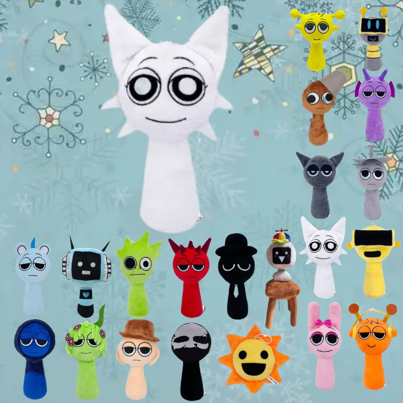 8 Inch Sprunki Incredibox Plushies, Huggable Cartoon Characters, Ideal ...