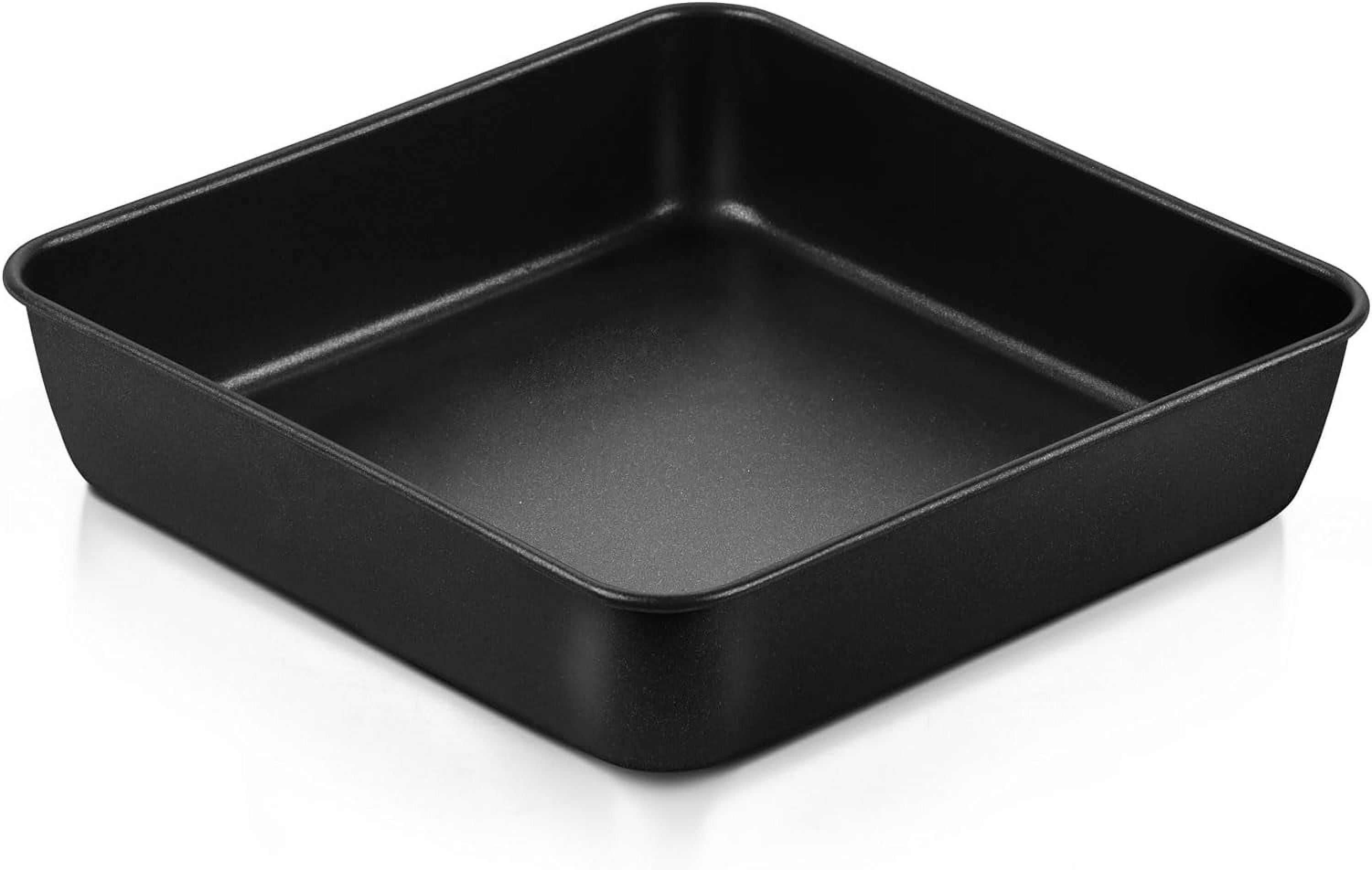 8 Inch Square Cake Pan, Nonstick Square Baking Pan for Cake Brownie ...