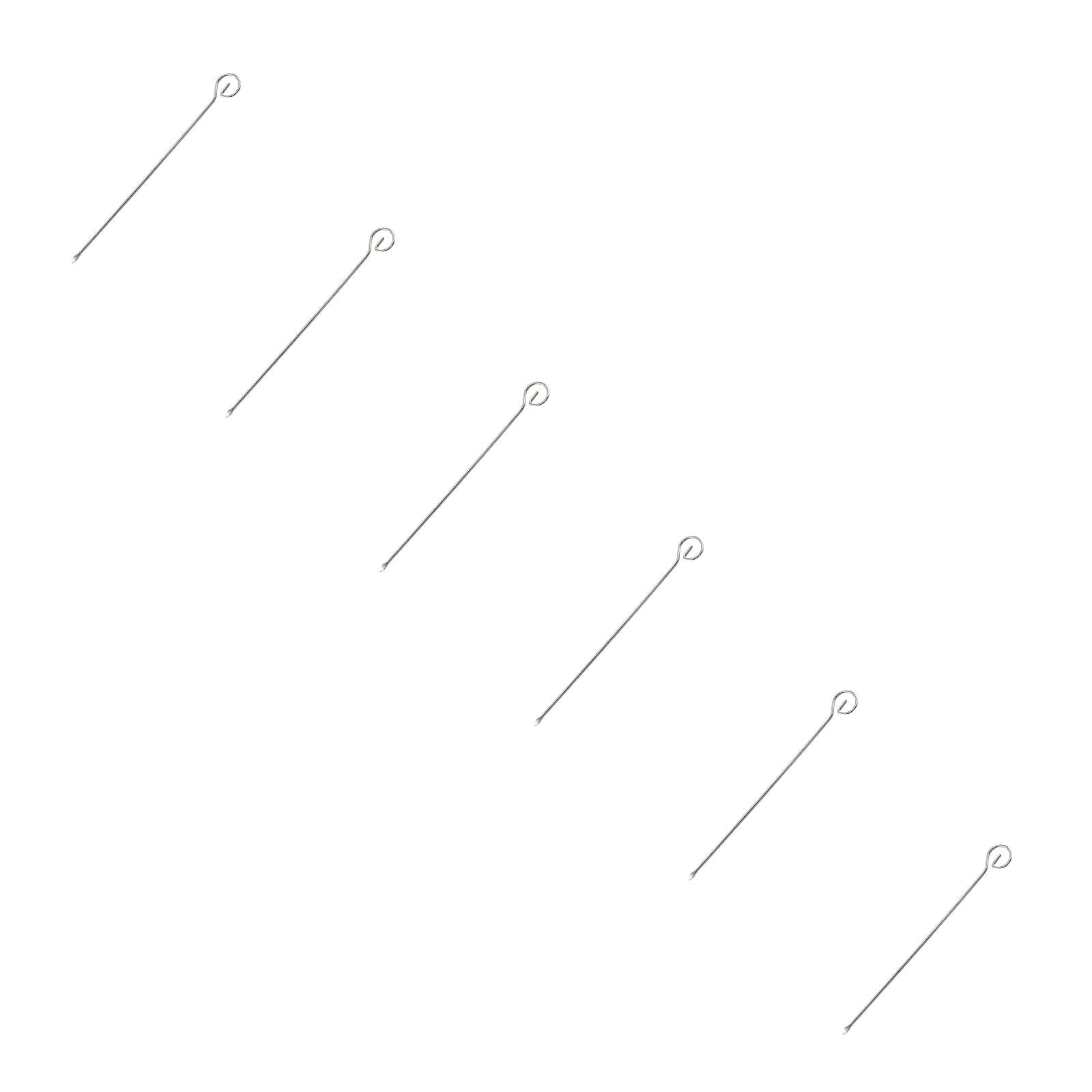 8 Inch Stainless Steel Bbq Skewers, Shish Kebab Kabob Skewers,Cylinder ...