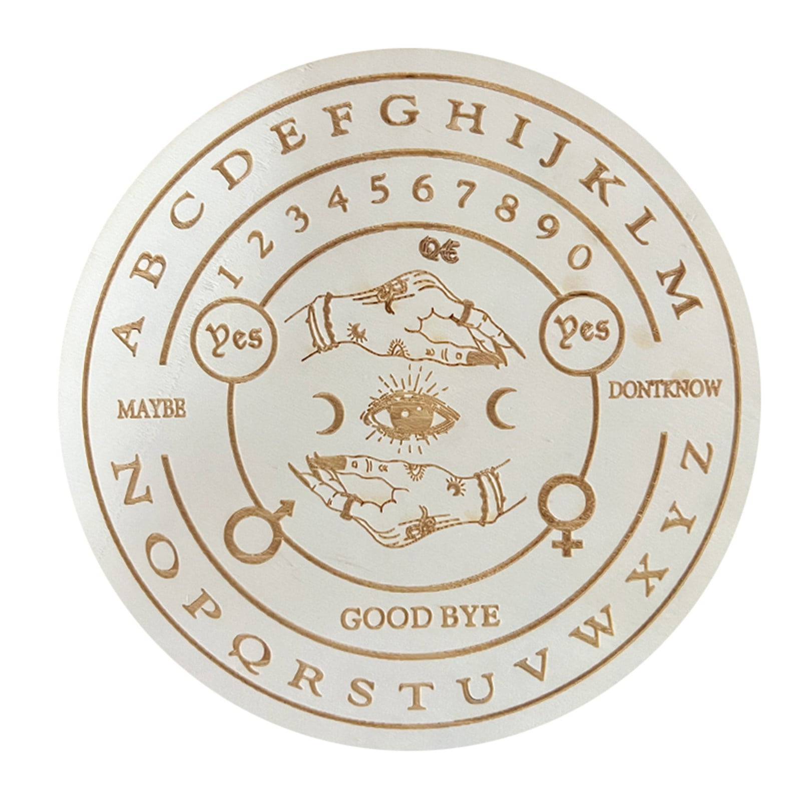 8 Inch Star Pendulum Board Wooden Dowsing Board Divination Metaphysical ...