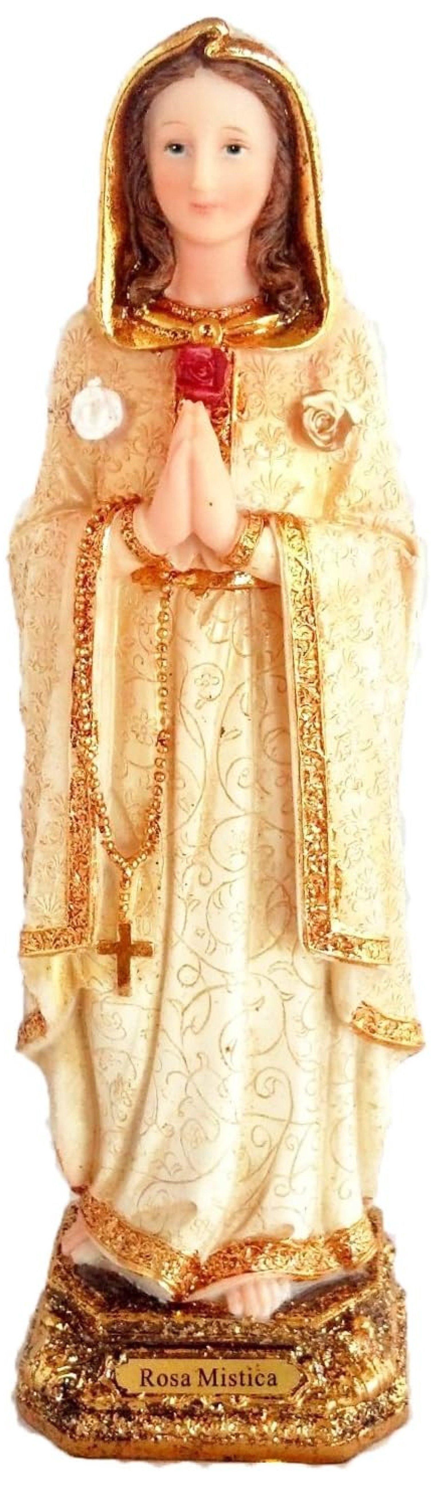 8" Inch Statue Rosa Mistica Mystica Religious Figurine Estatua Maria ...