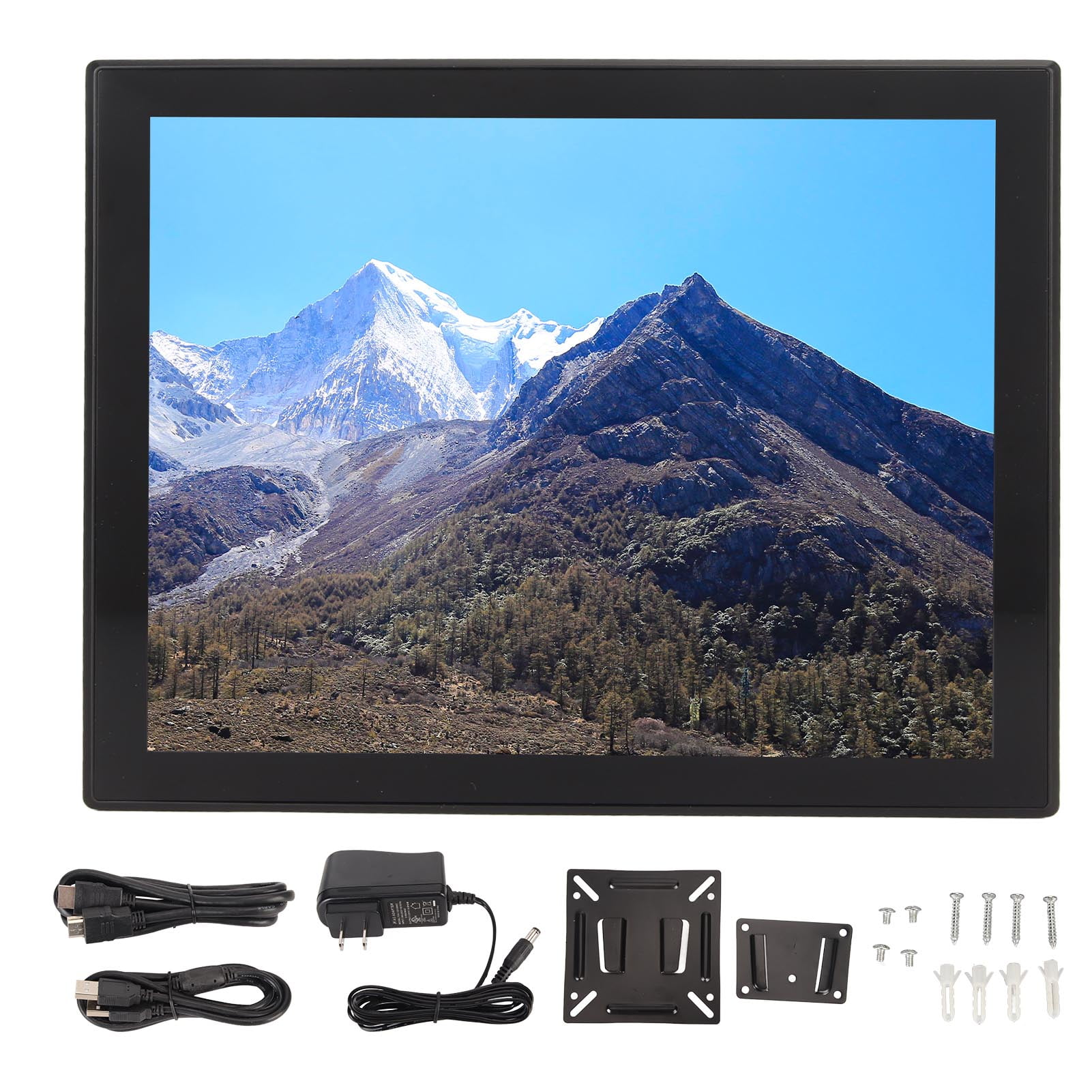 8 Inch Touchscreen Monitor 4:3 Wall Mounted 10 Point Capacitive Touch ...
