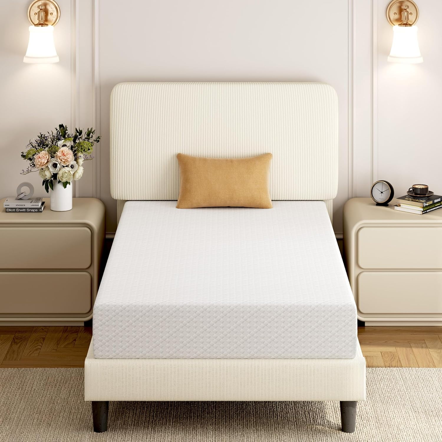 8 Inch Twin Mattress 3 Foam Layer Cooling Gel Memory Foam Mattresses ...