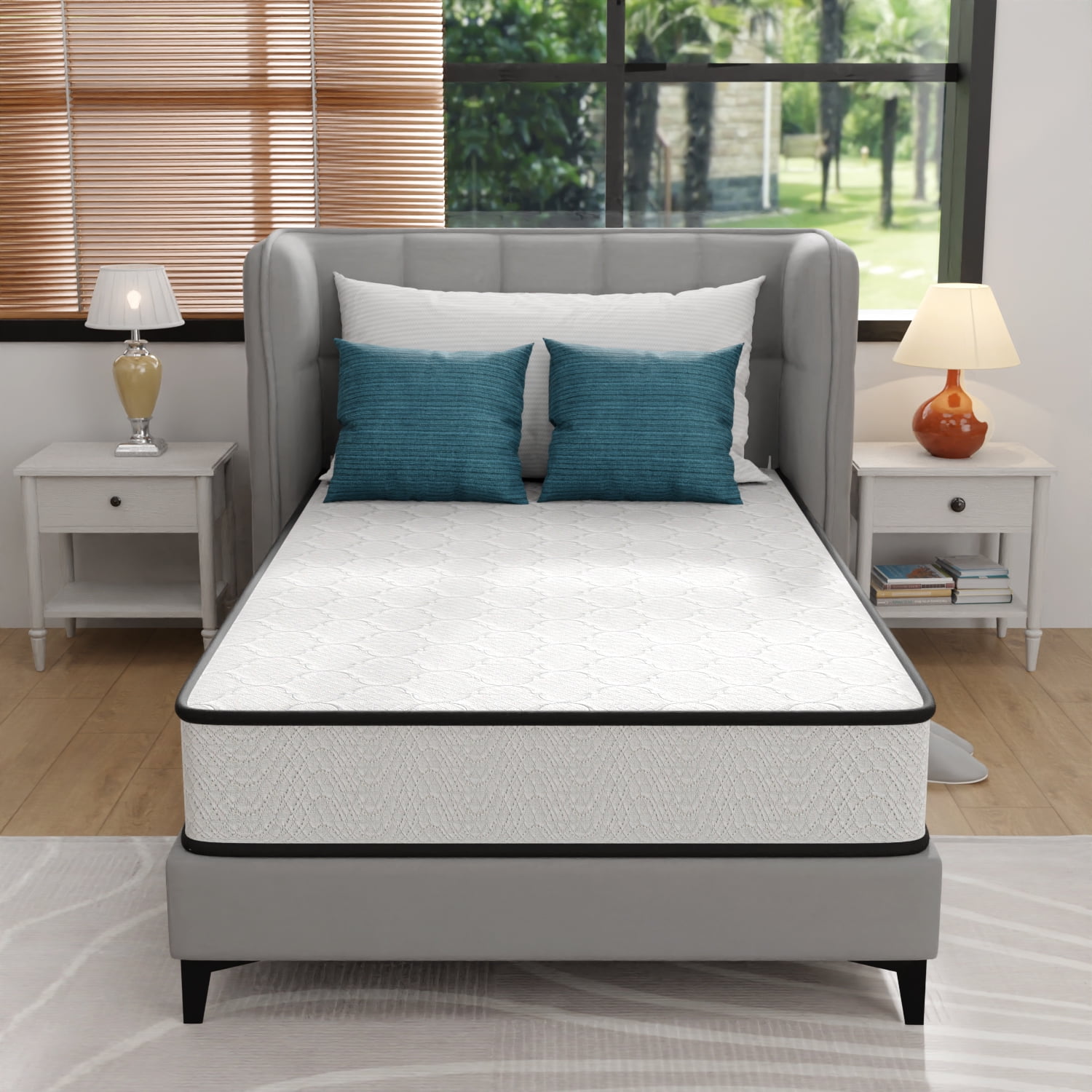 8 Inch Twin Mattress with Innerspring and Foam/Medium Firm Spring ...