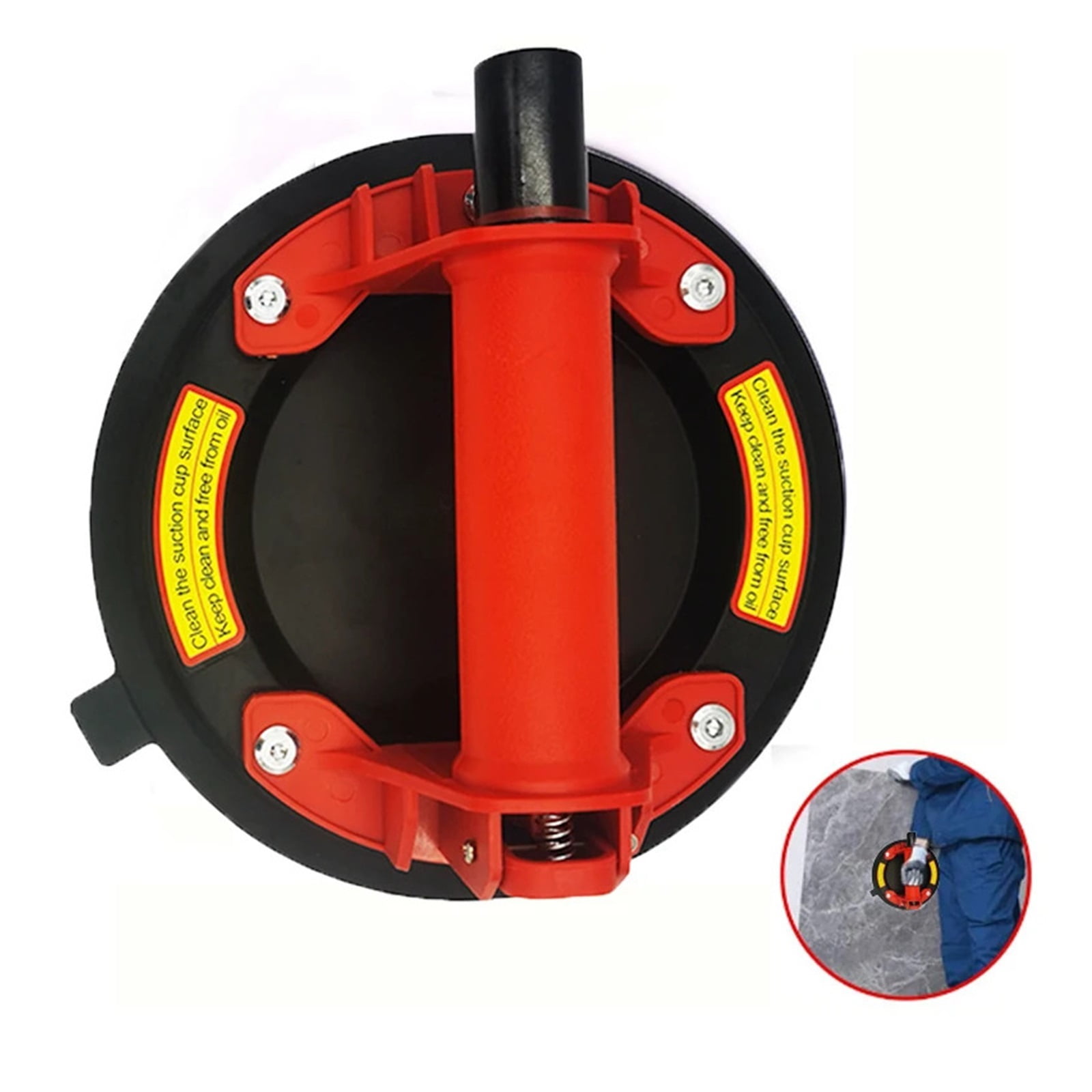 8 Inch Vacuum Suction Cup 220Kg Carrying Capacity Heavy Duty Glass ...