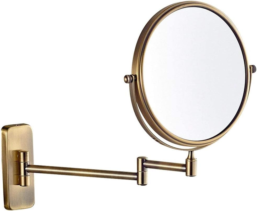8-Inch Wall Mount Makeup Mirror Two-Sided Extension Wall Mount Mirror ...