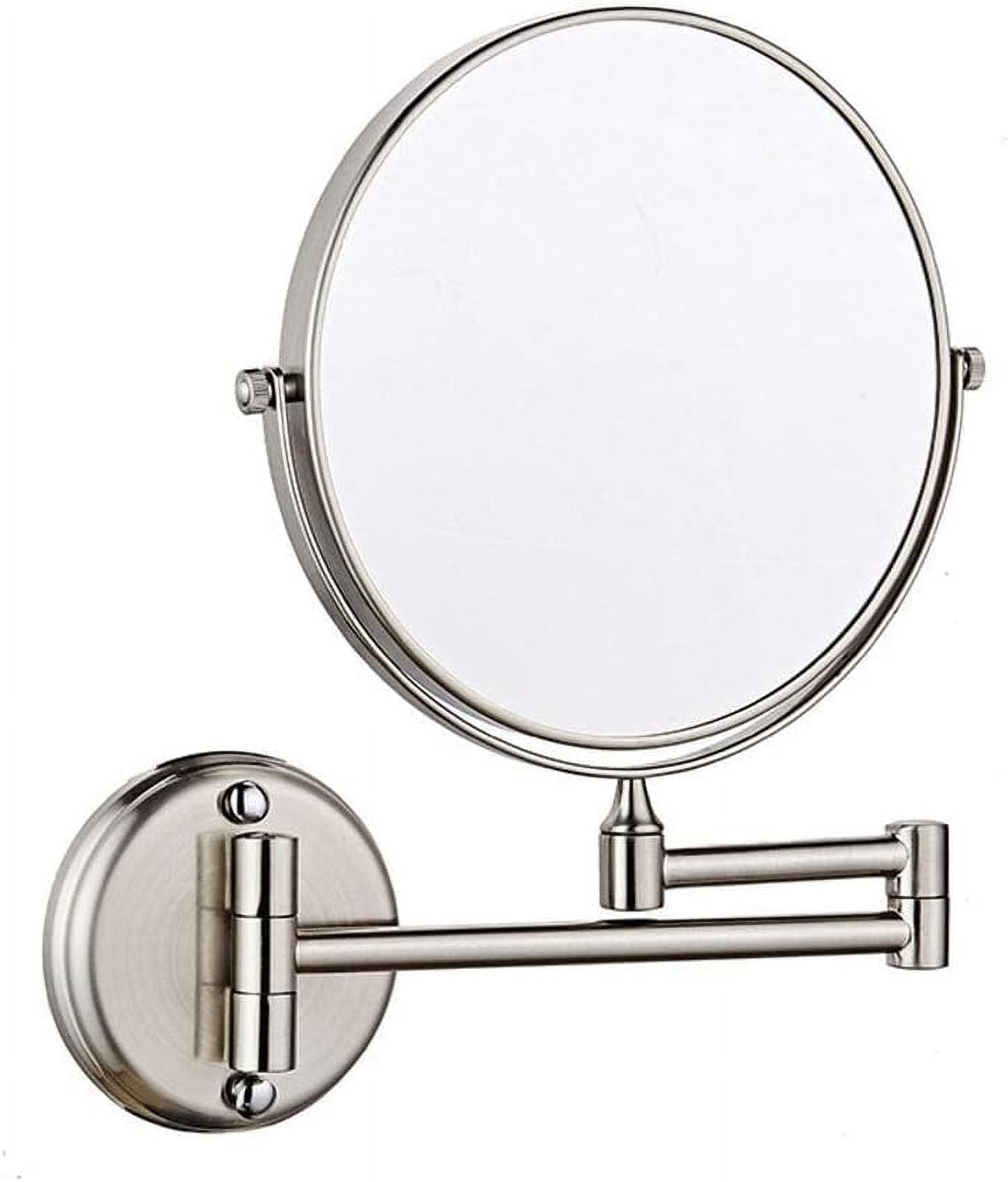 8-Inch Wall Mount Makeup Mirror Two-Sided Extension Wall Mount Mirror ...