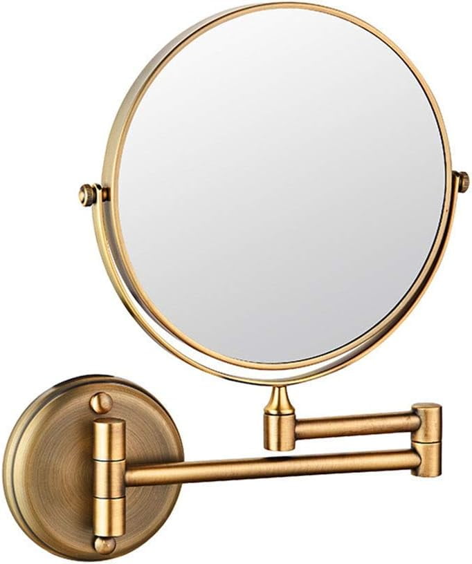 8 Inch Wall Mounted Makeup Mirror with Magnification, Magnifying Wall ...