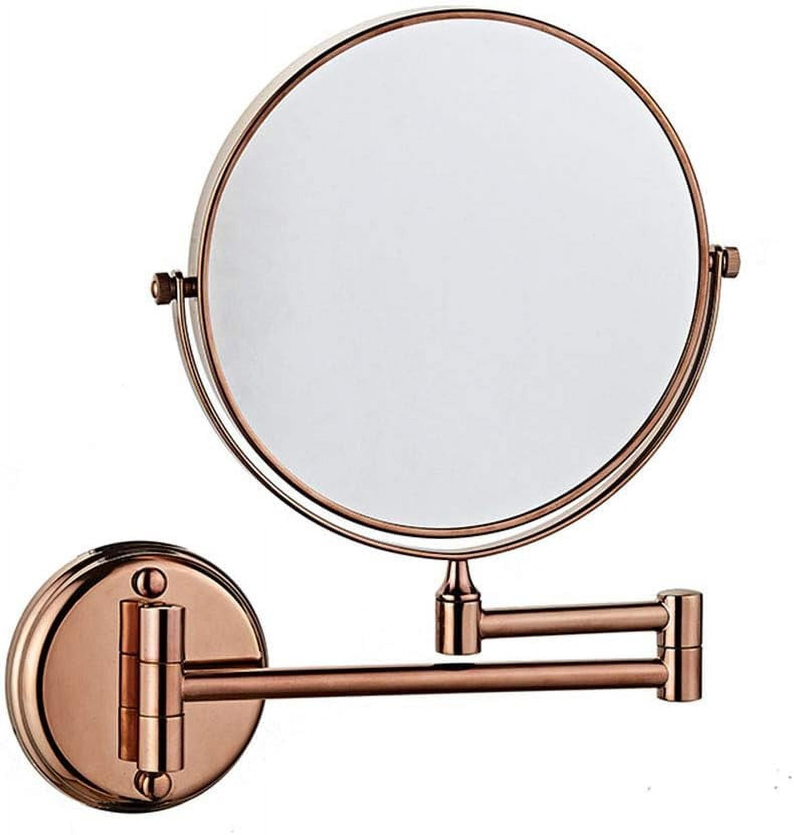 8 Inch Wall Mounted Makeup Mirror with Magnification, Magnifying Wall ...
