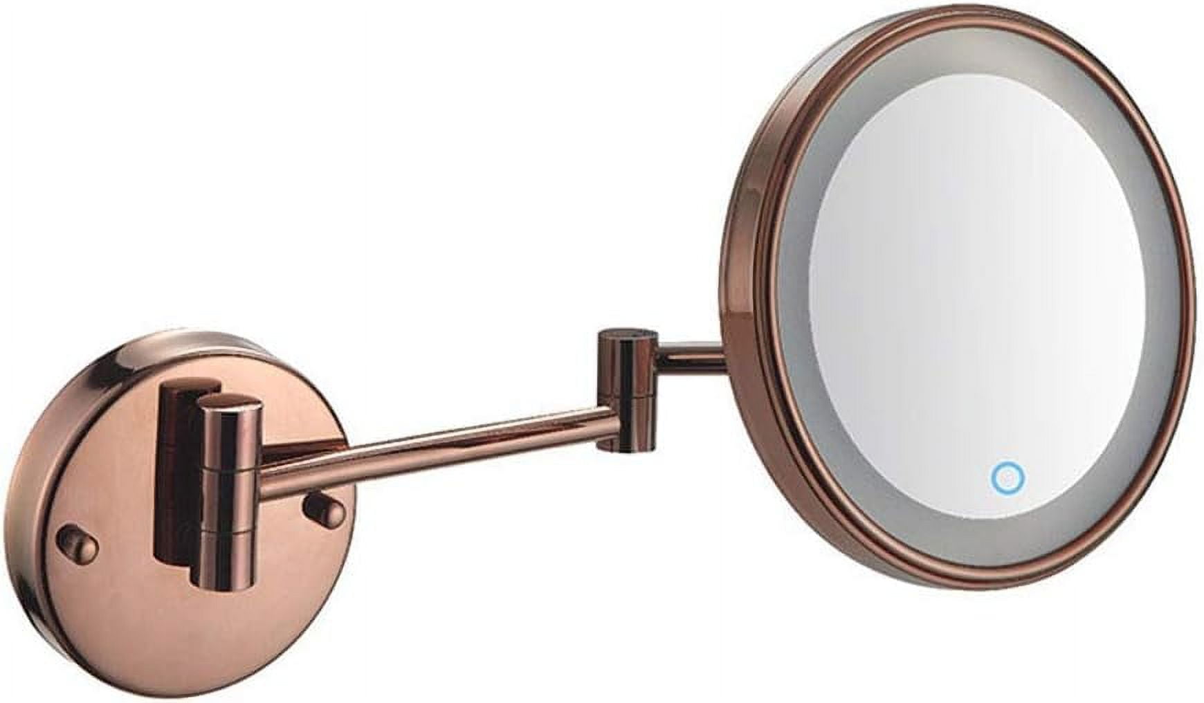8-Inch Wall Mounted Makeup Mirror Single-Sided 360 Degree Swivel ...